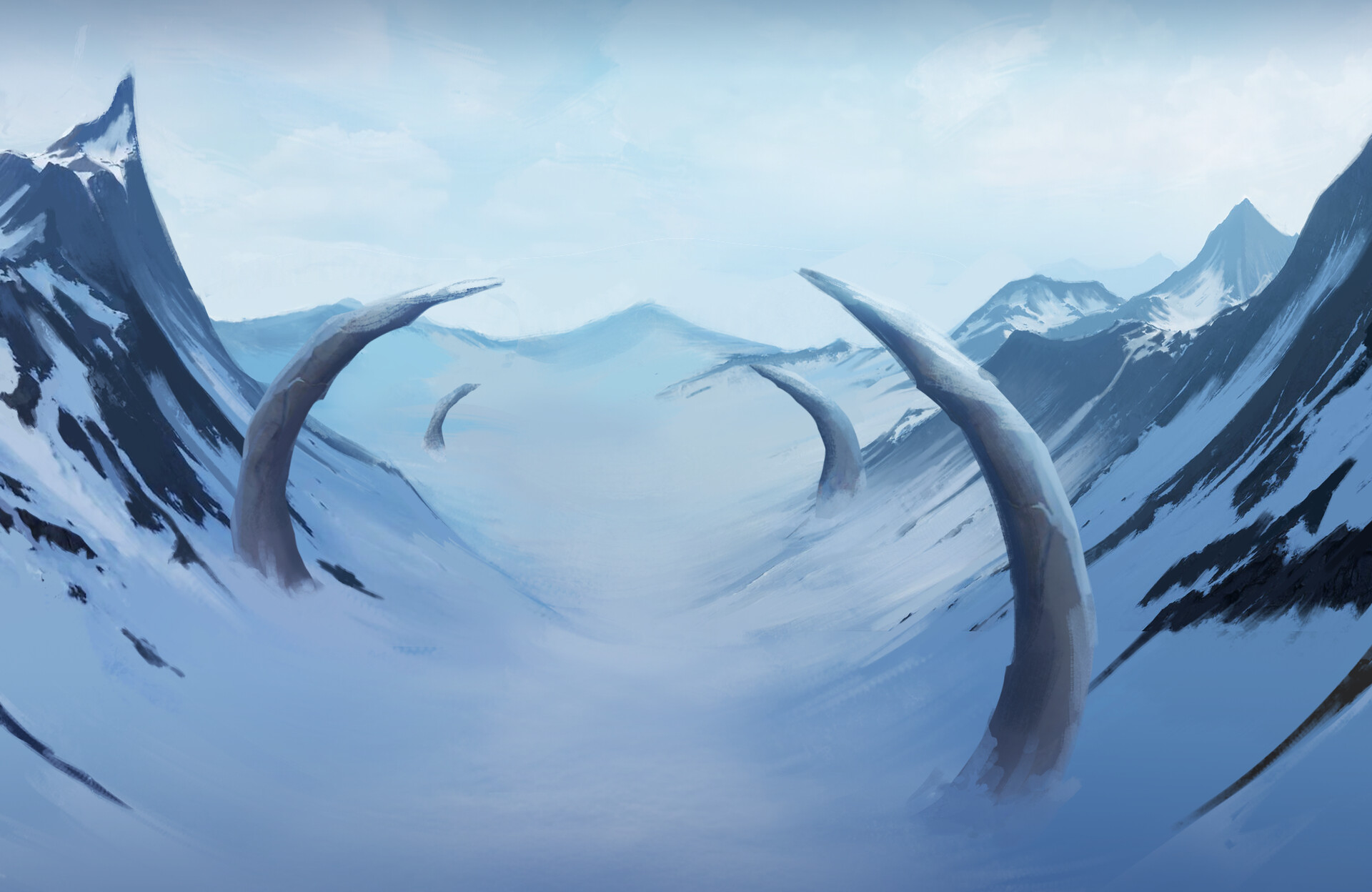 ArtStation - Snowy Landscape