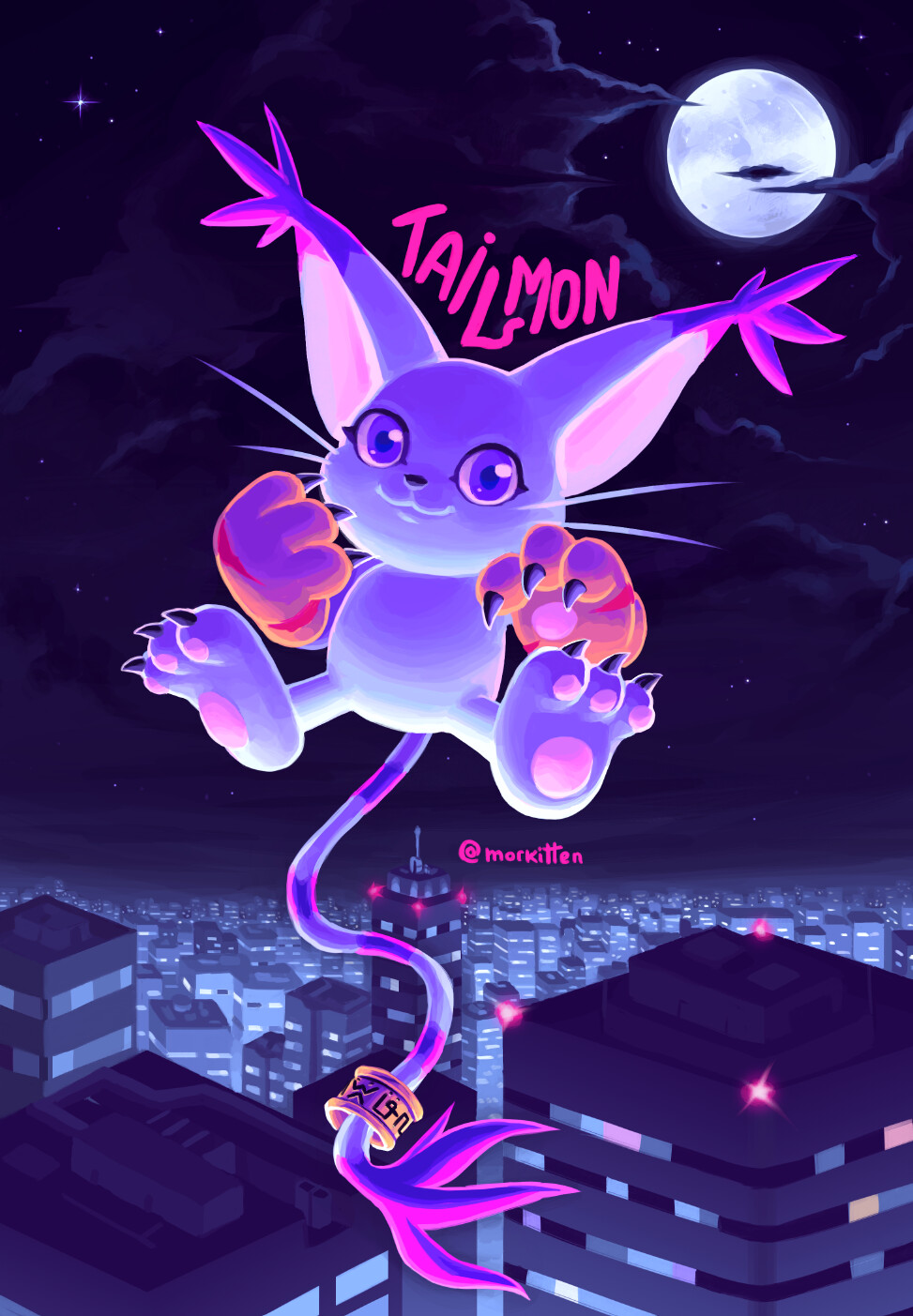 ArtStation - Tailmon, Renamon