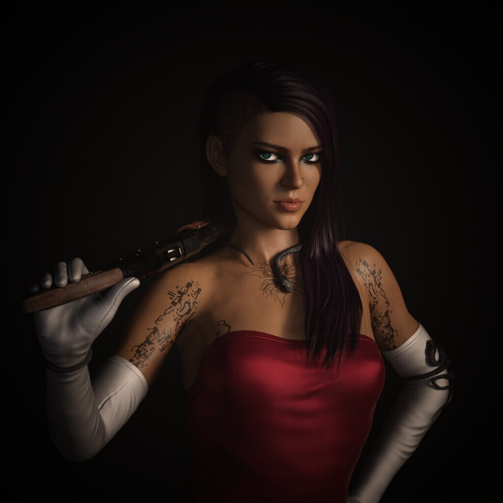 ArtStation - Shotgun Portrait