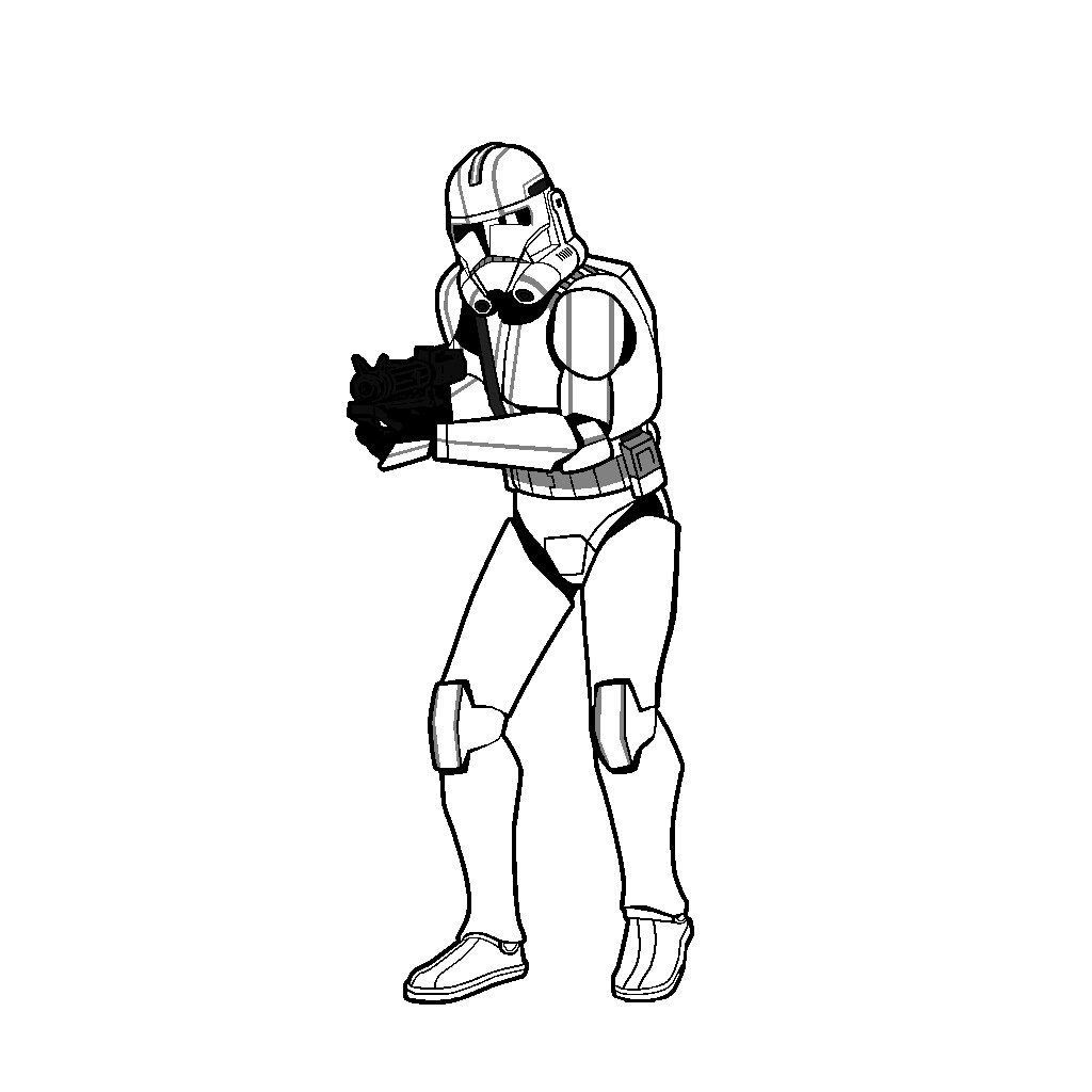 phase 1 clone trooper coloring pages