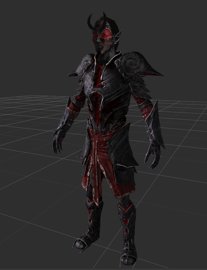 Jon Foster - TESR: Skywind Dremora Head