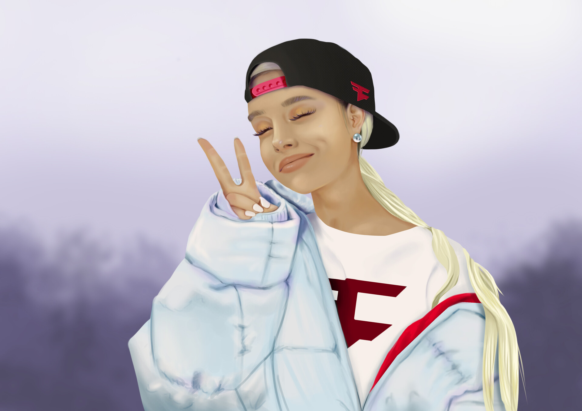 ArtStation - Ariana Grande in Faze