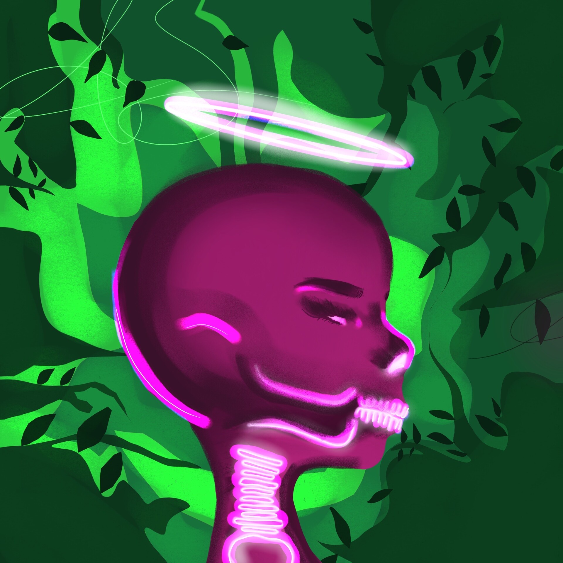 ArtStation - glow x skeleton