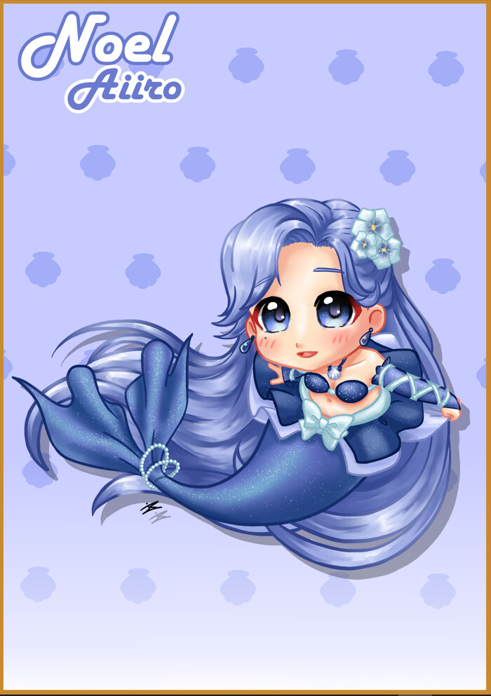 ArtStation - Noel Card - Mermaid Melody