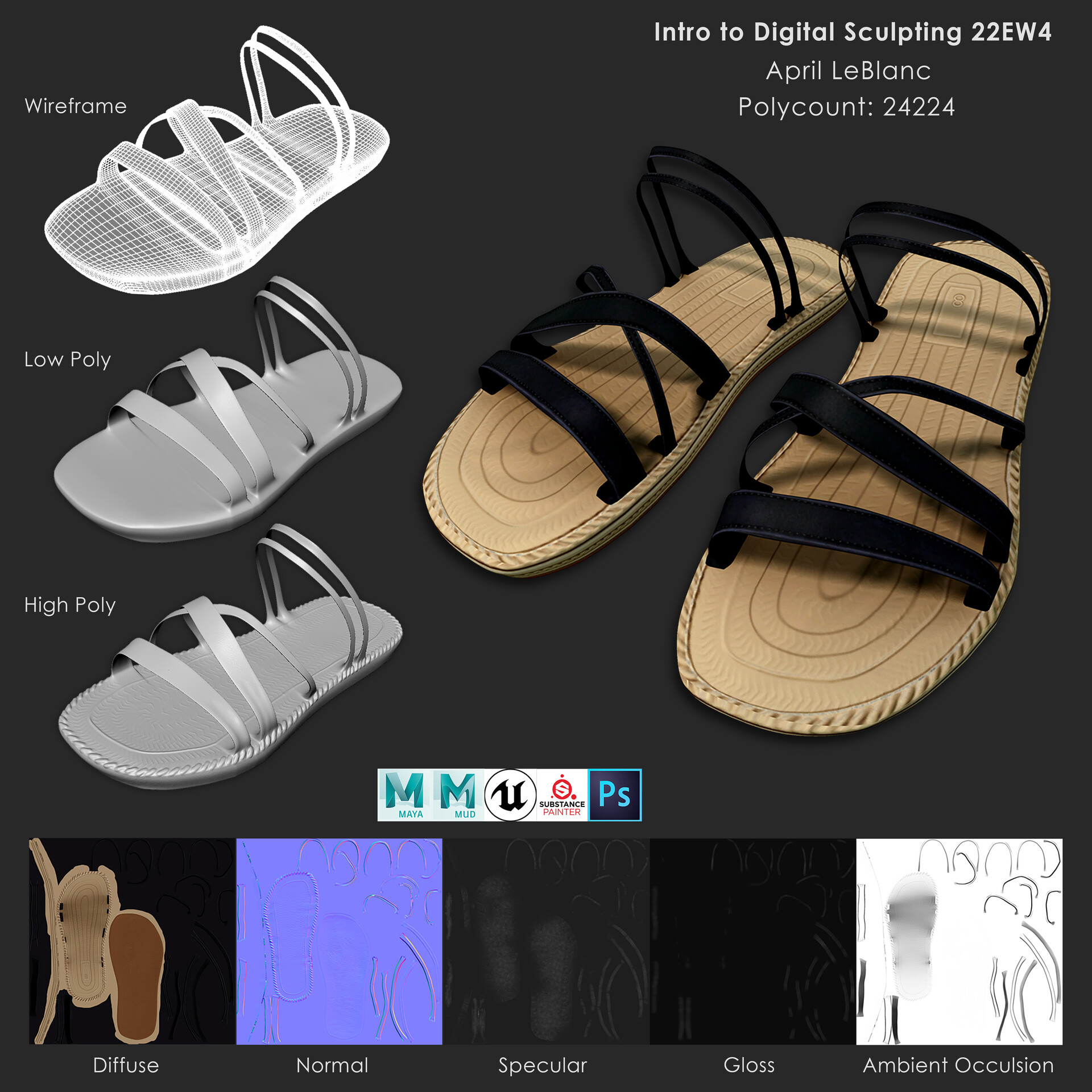 ArtStation - Sandals