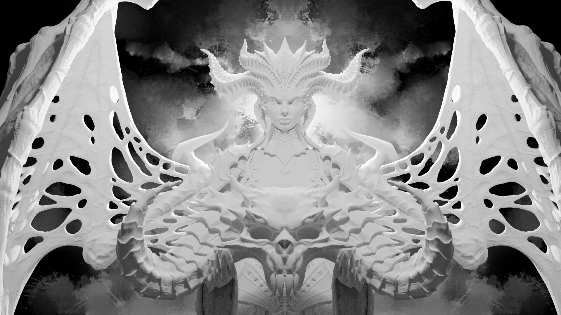 ArtStation - Lilith DiabloⅣ (Diablo fan art)