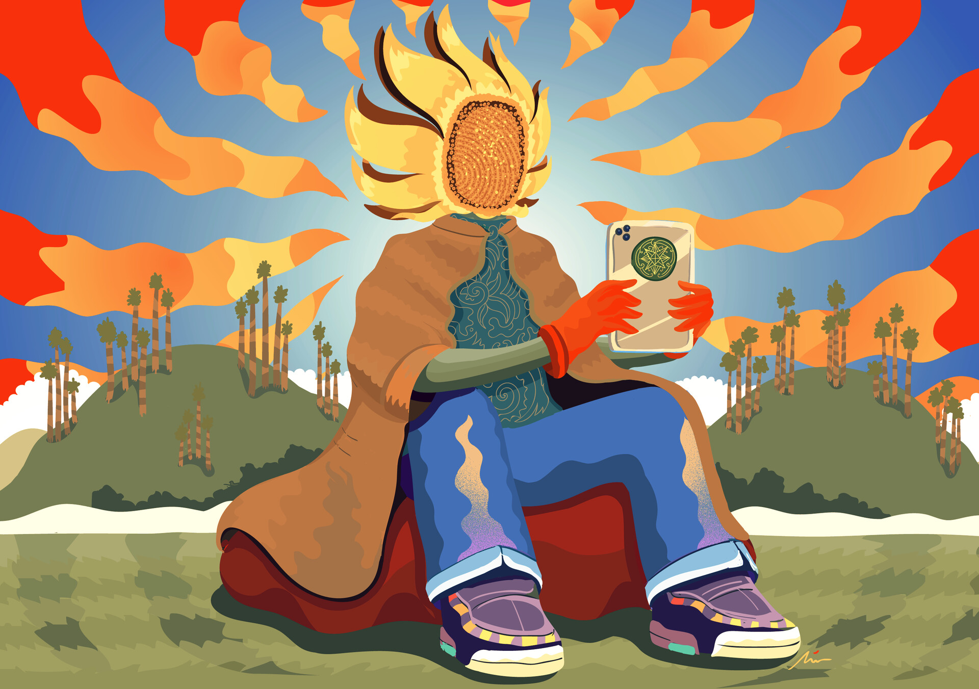 ArtStation - Sunflower Man