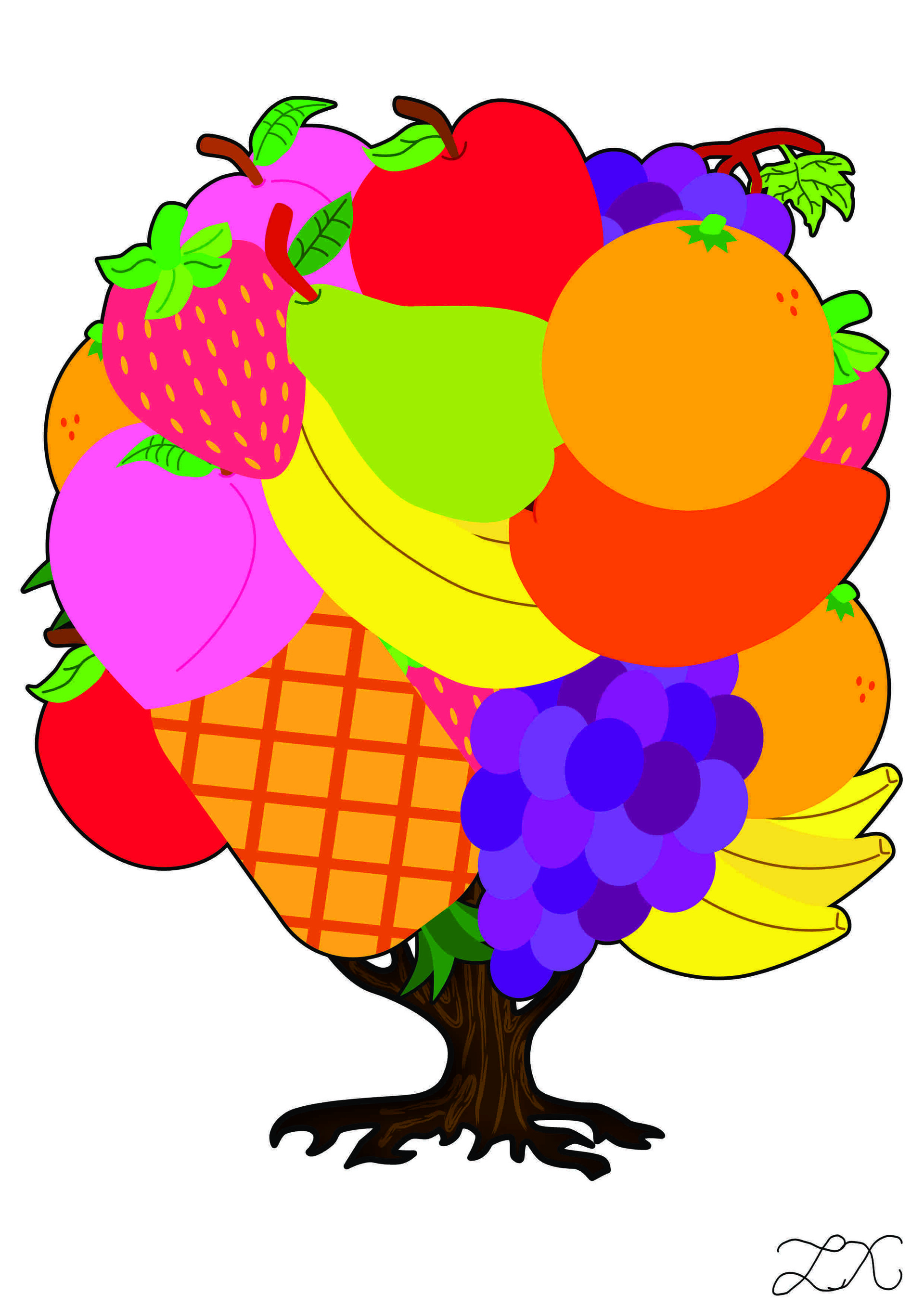 ArtStation - Fruit Of Spirit_Fruit Tree Artwork