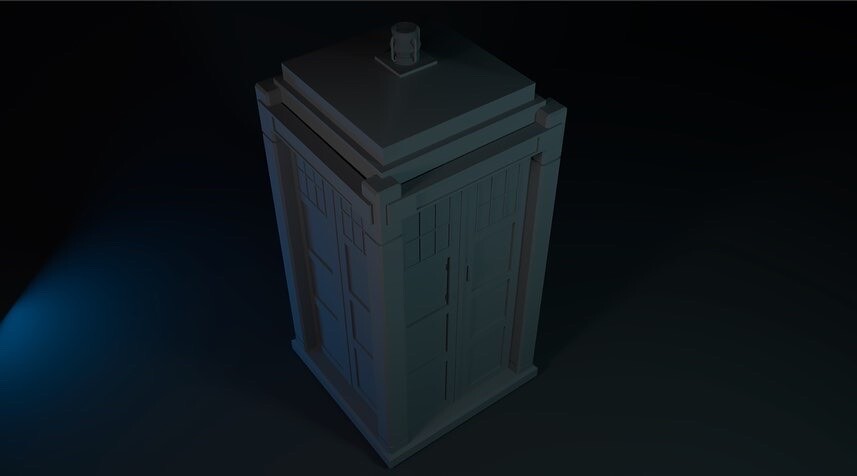 ArtStation - TARDIS Model