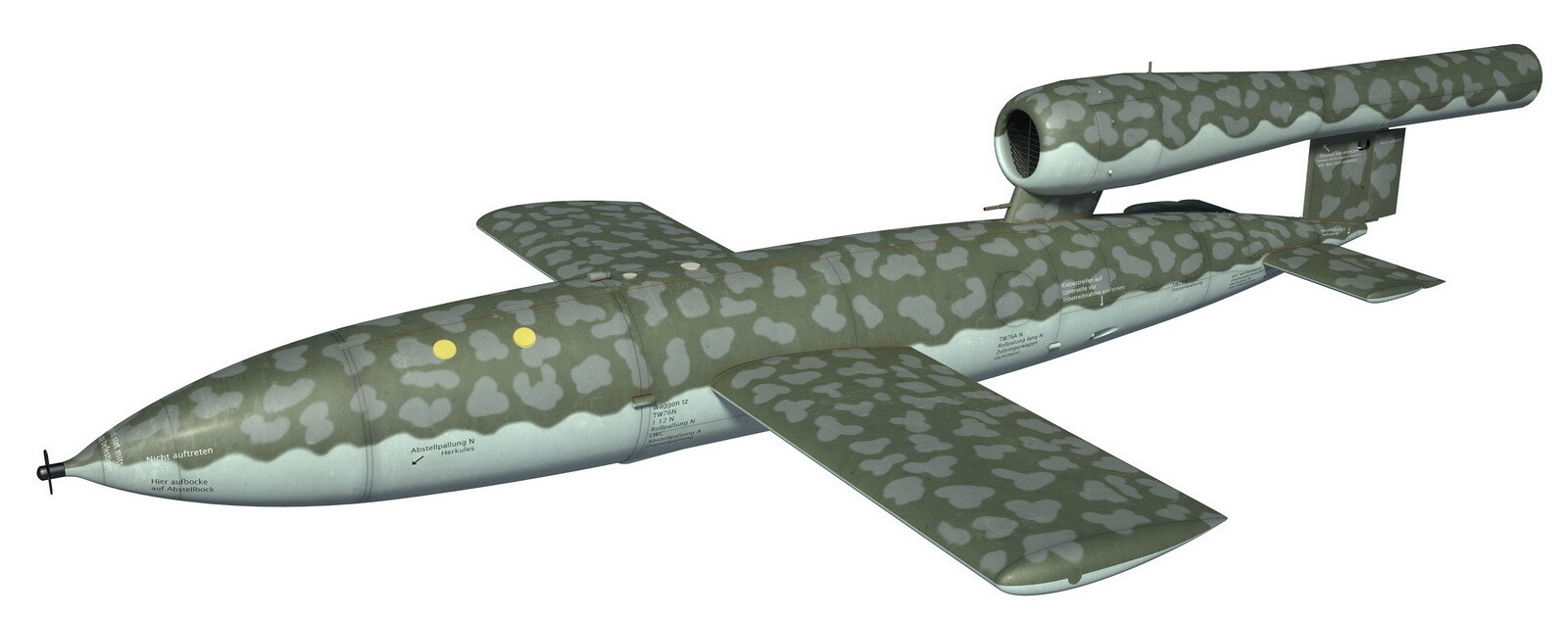 ArtStation - German V-1 flying bomb (Fieseler Fi-103)