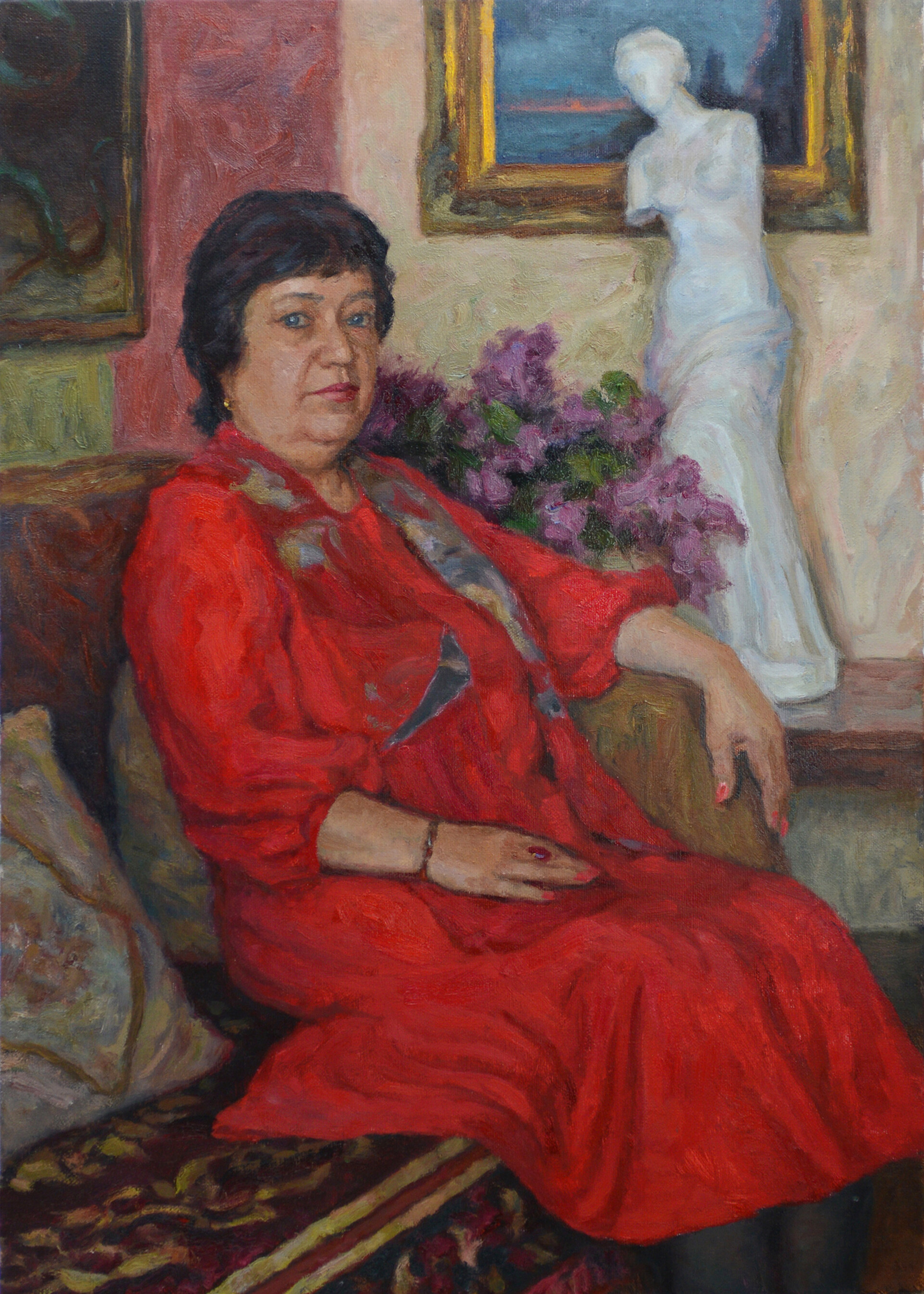 ArtStation - Mom portrait.