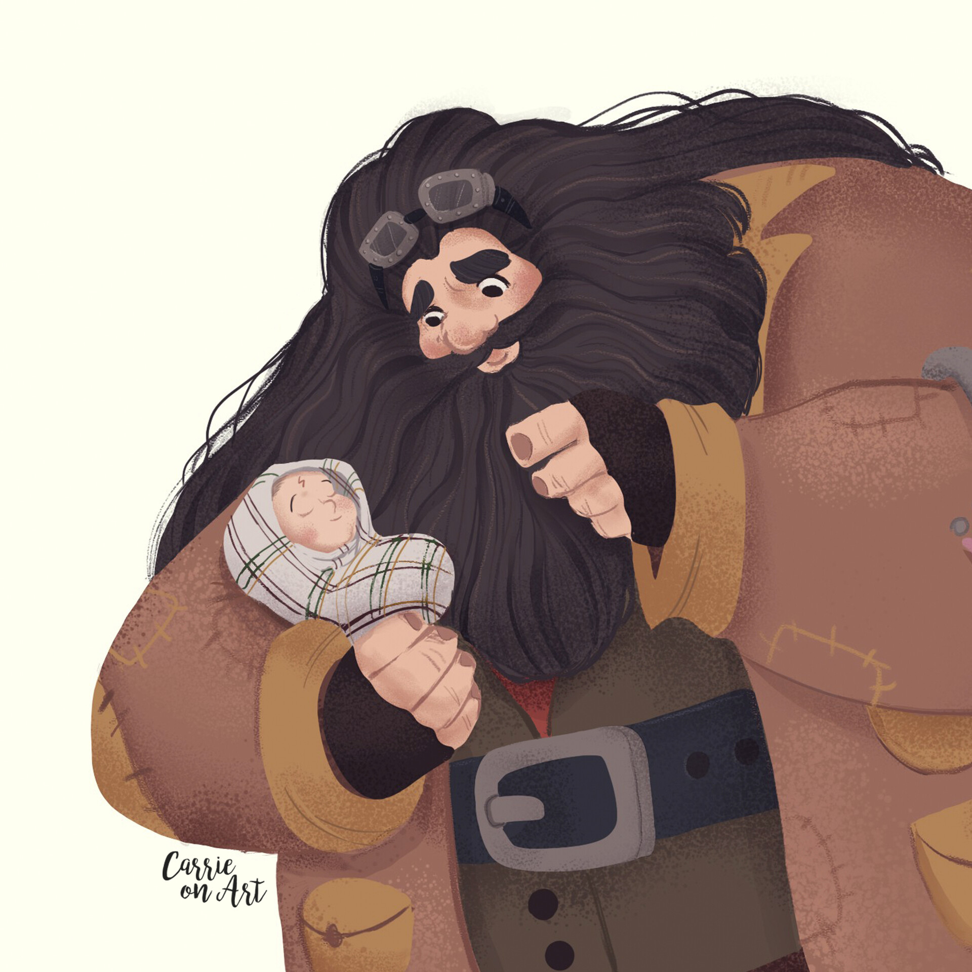 ArtStation - Hagrid Illustration