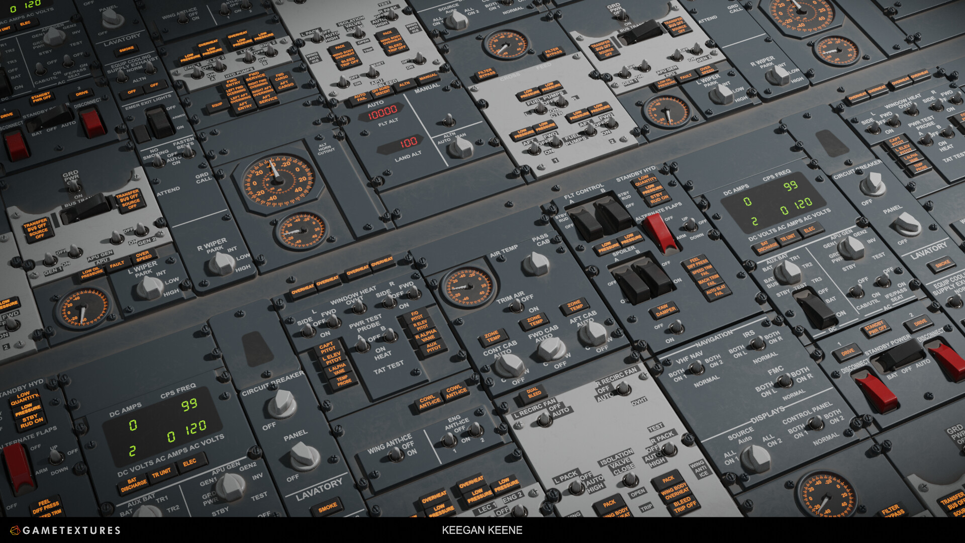 Keegan Keene - Cockpit Overhead Panel