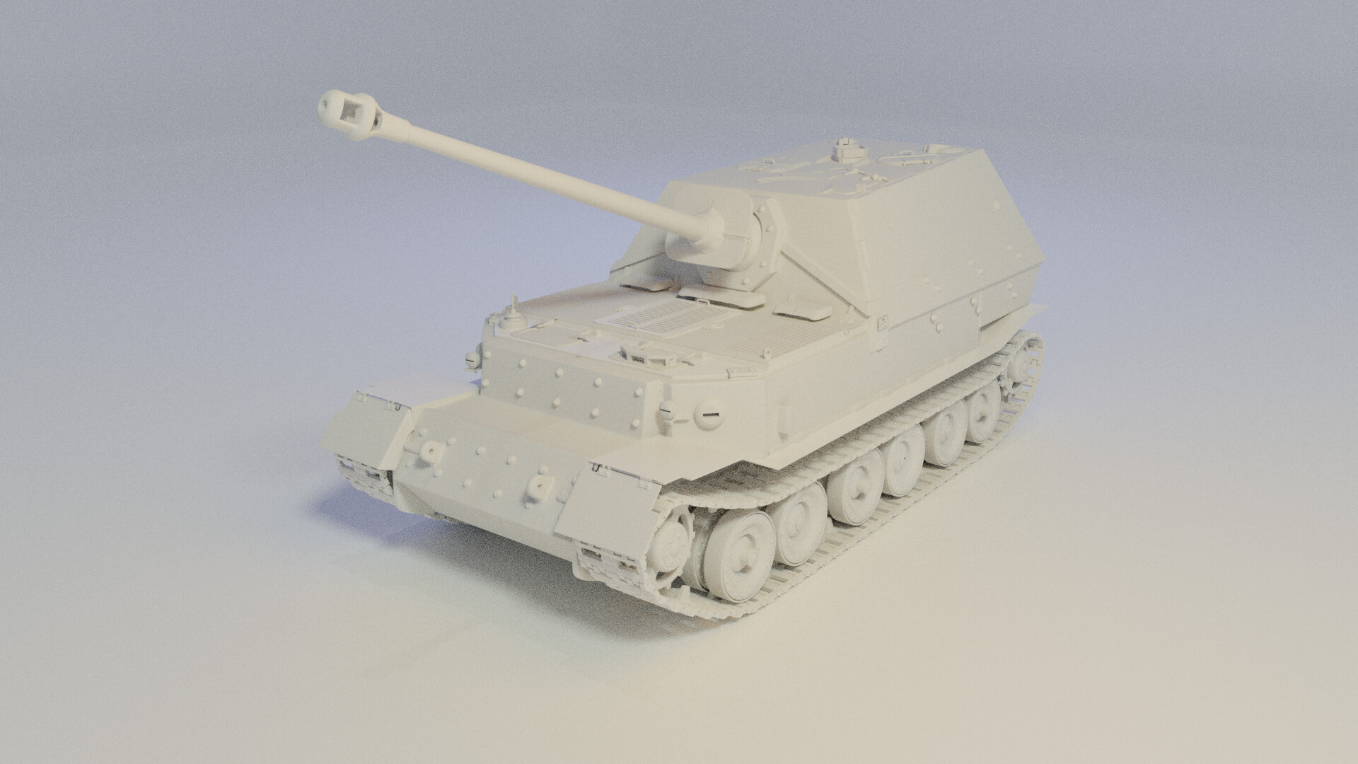 ArtStation - 3D German Tank Ferdinand