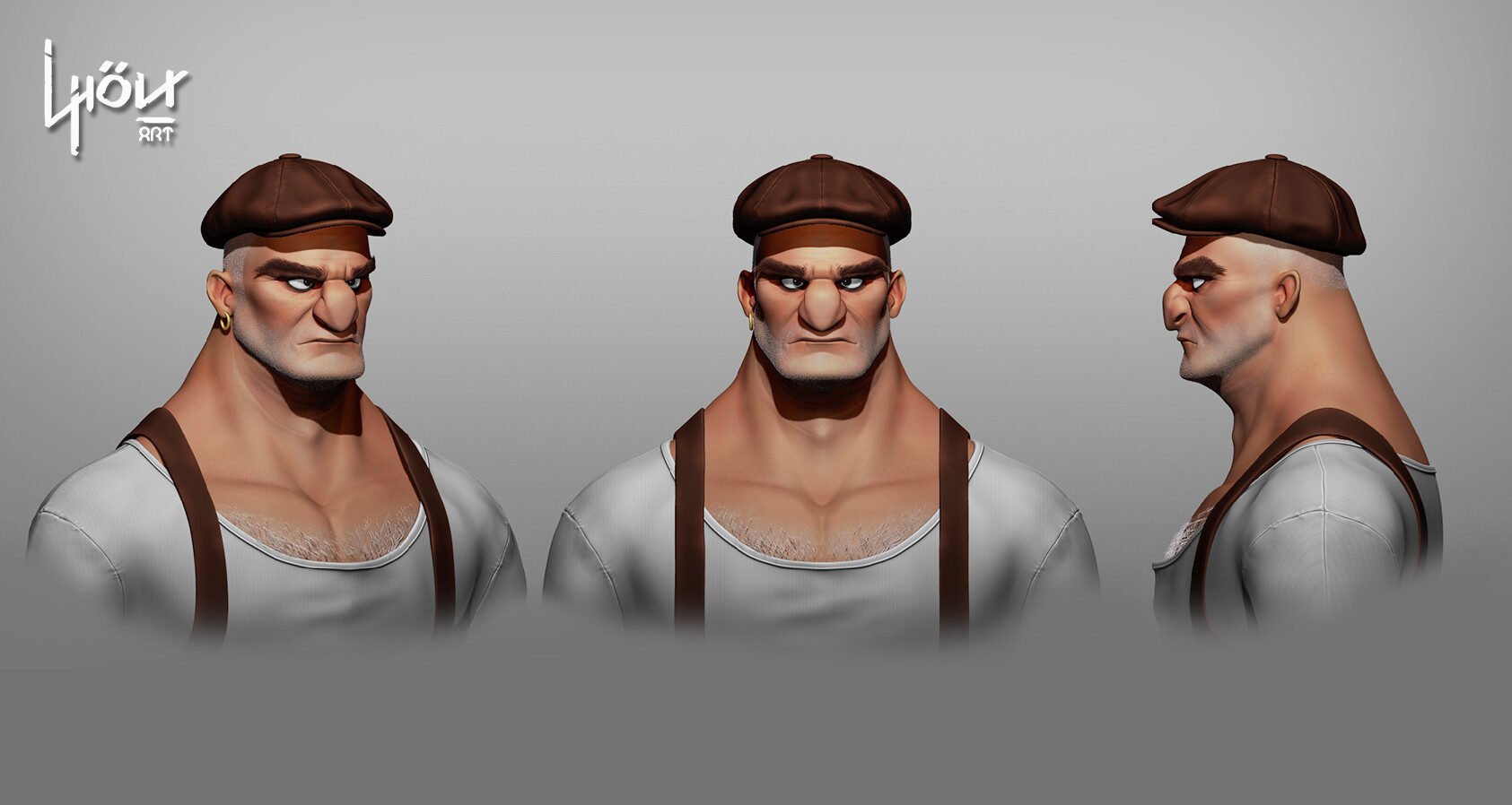 ArtStation - "Klaus" zbrush sculpt