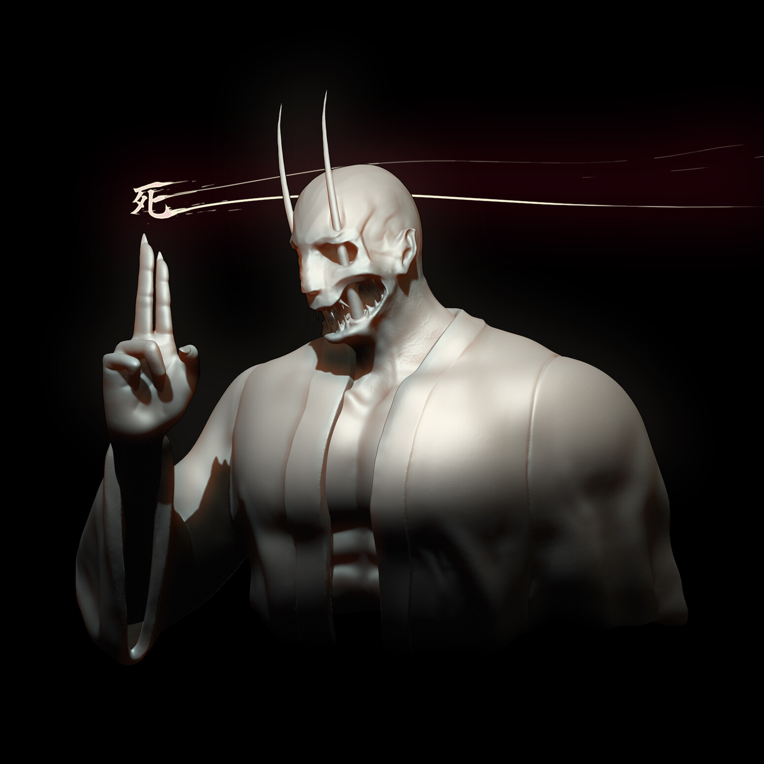 ArtStation - Oni Concept Sculpt