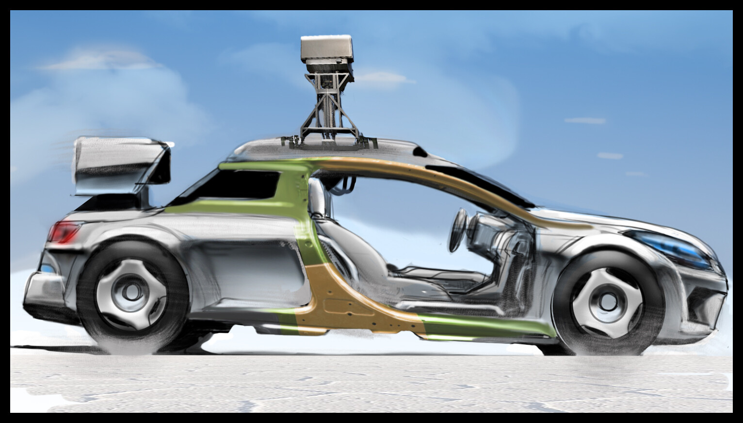 ArtStation - High-Tech Car