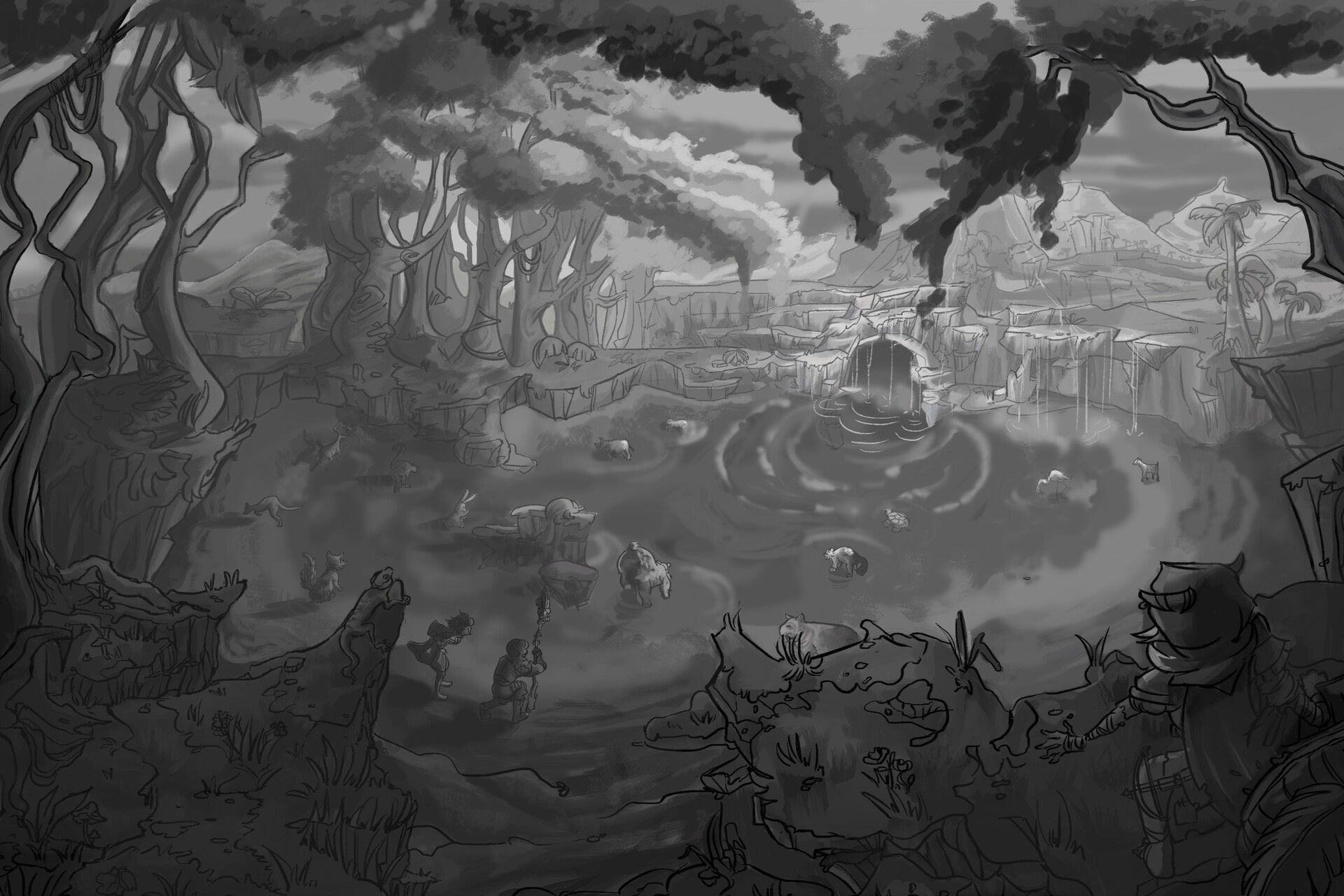 ArtStation - Critical role scenes