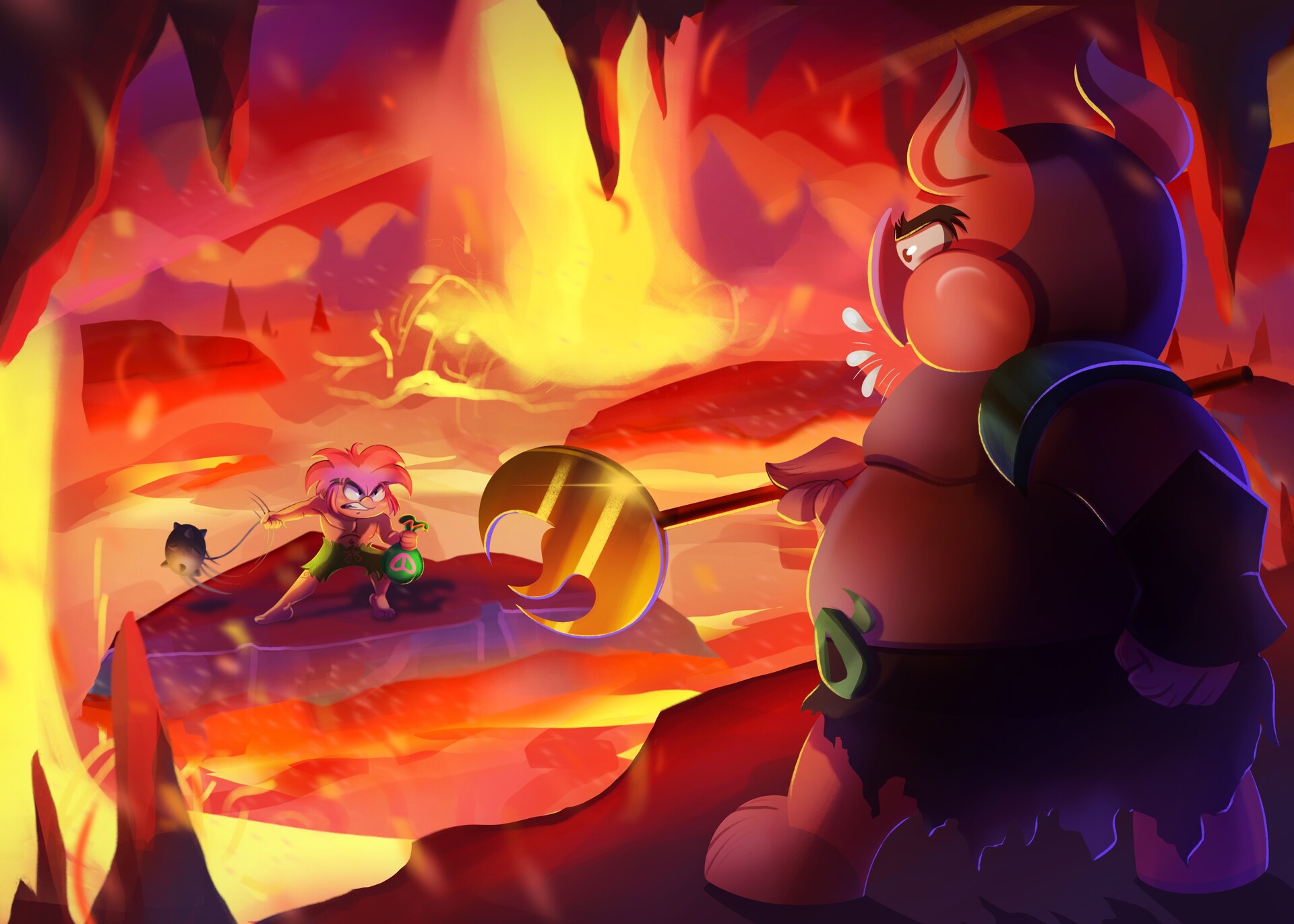 ArtStation - The Fire Pig