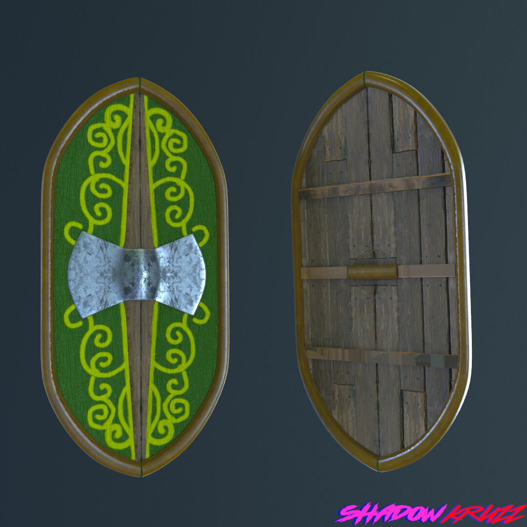 ArtStation - Replica of Gallic shields