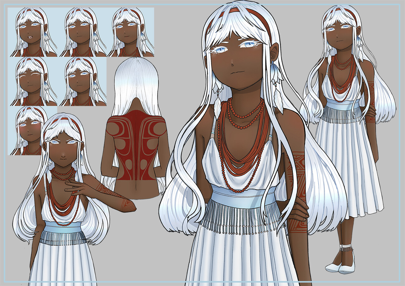 ArtStation - Visual Novel - Character design