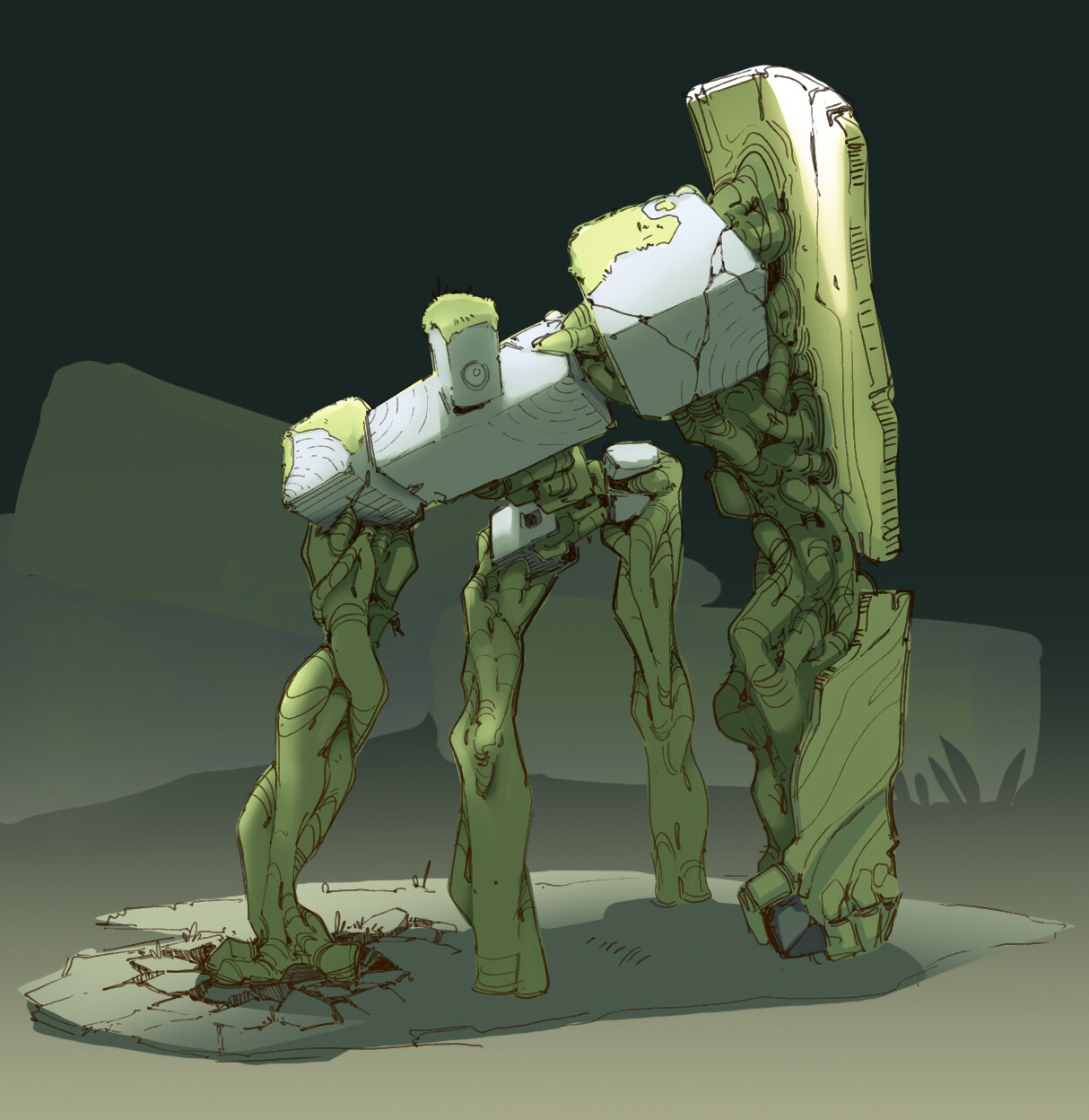 ArtStation - Stone Golems