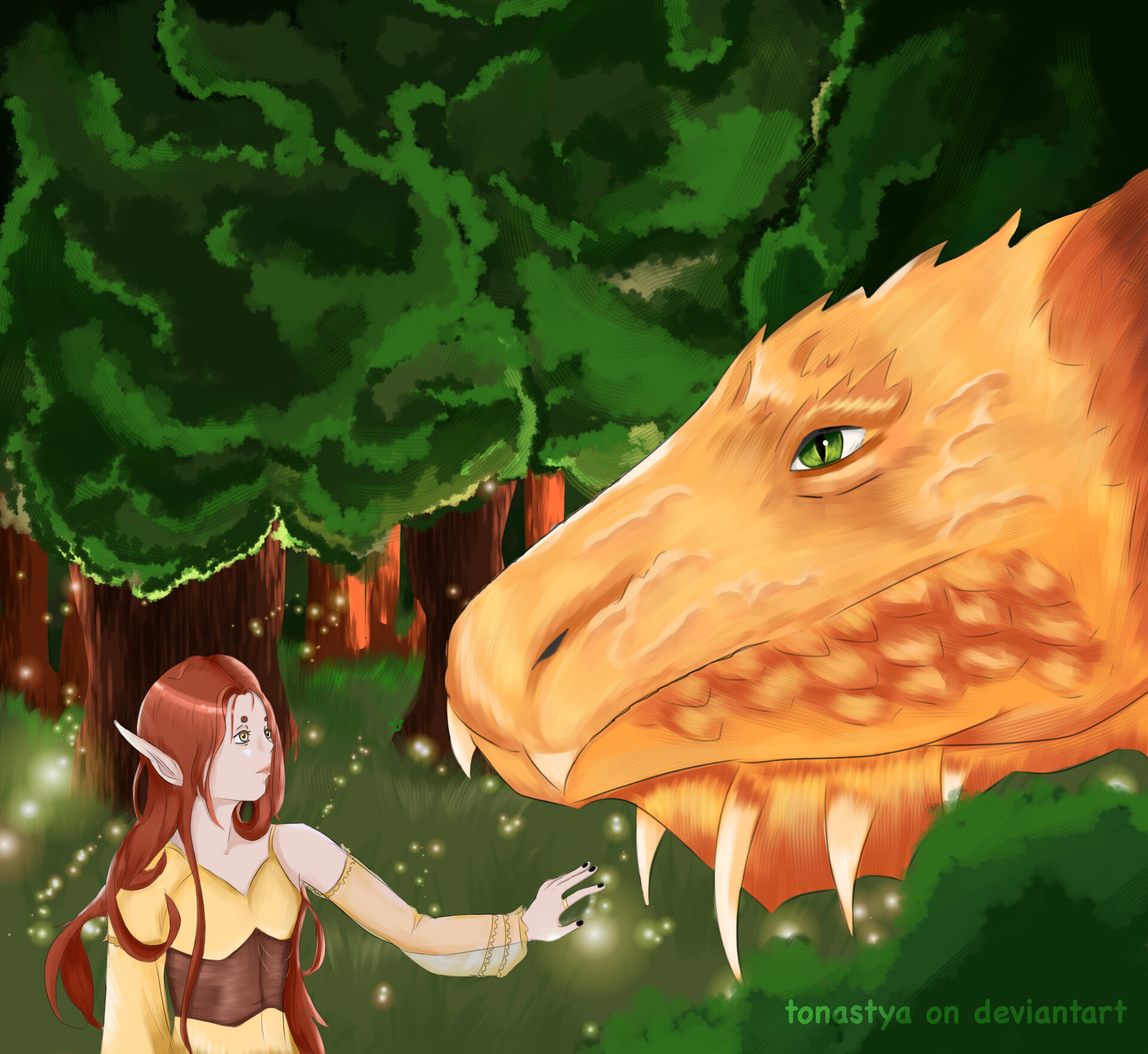 ArtStation - Mythical forest