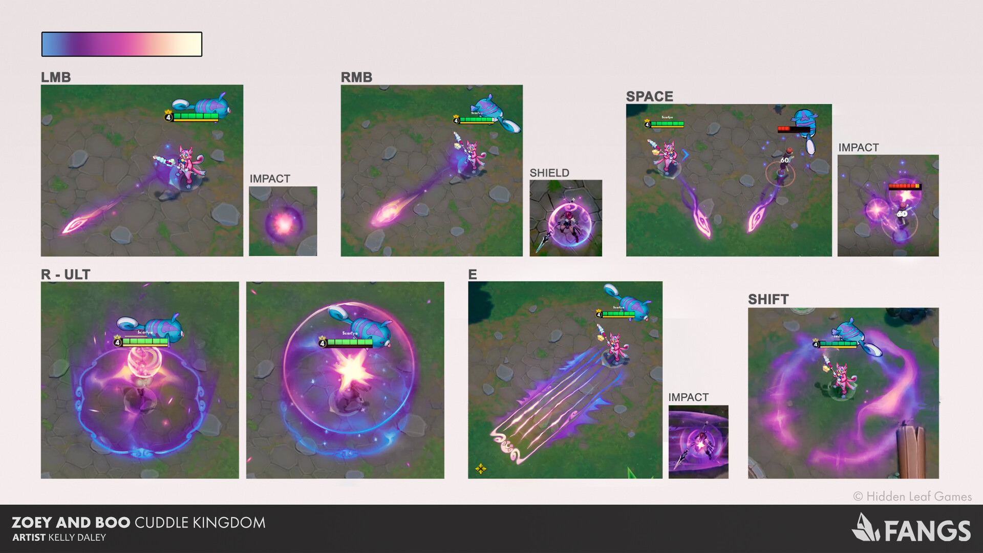 Kelly Daley Portfolio - Cuddle Kingdom Zoey and Boo Concept