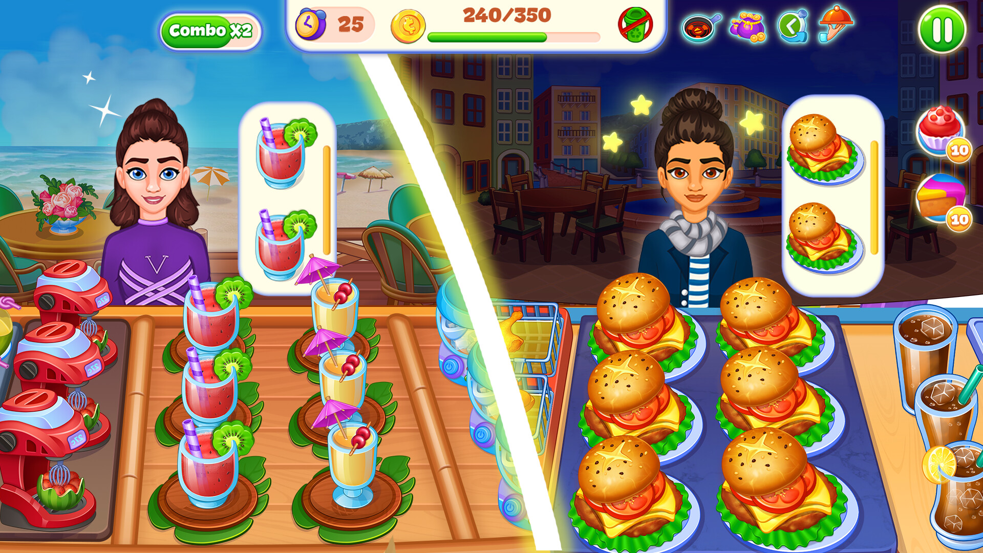 GamesTown - American Cooking Star: Cooking Games