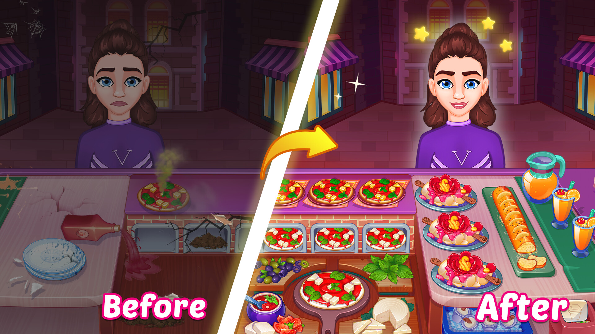 GamesTown - American Cooking Star: Cooking Games