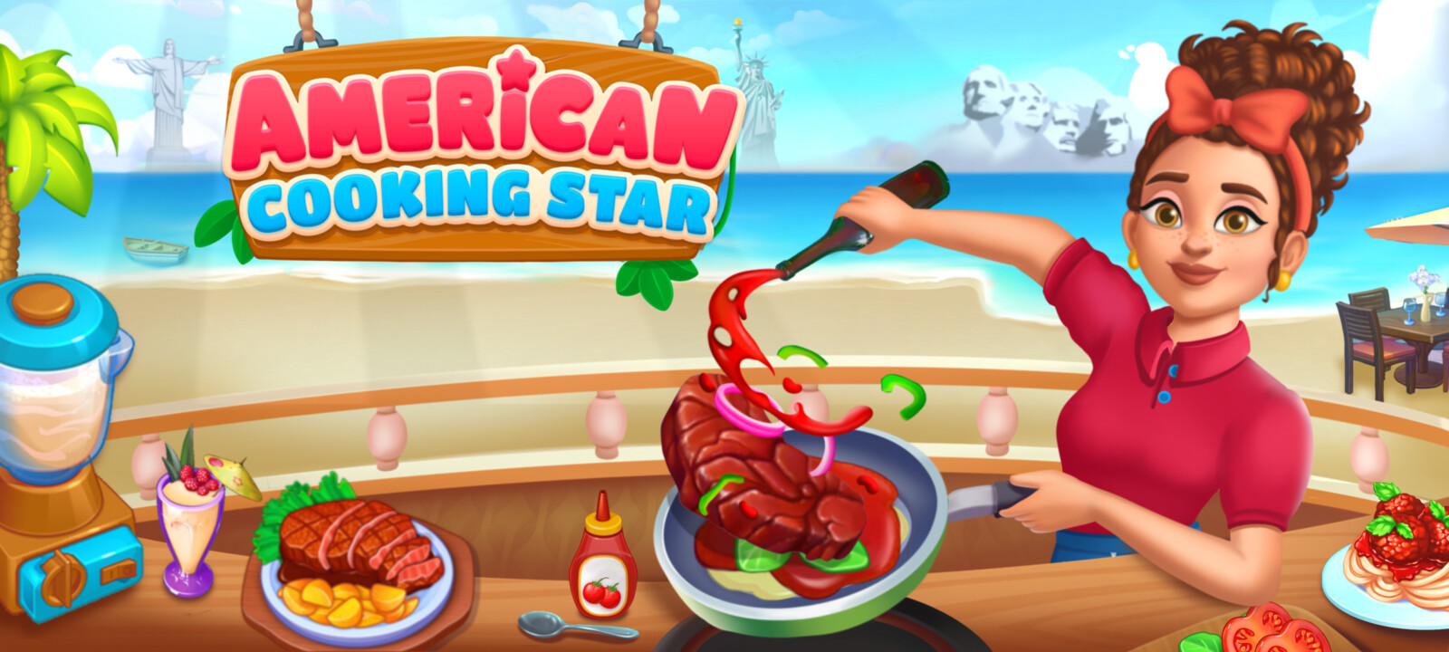 GamesTown - American Cooking Star: Cooking Games