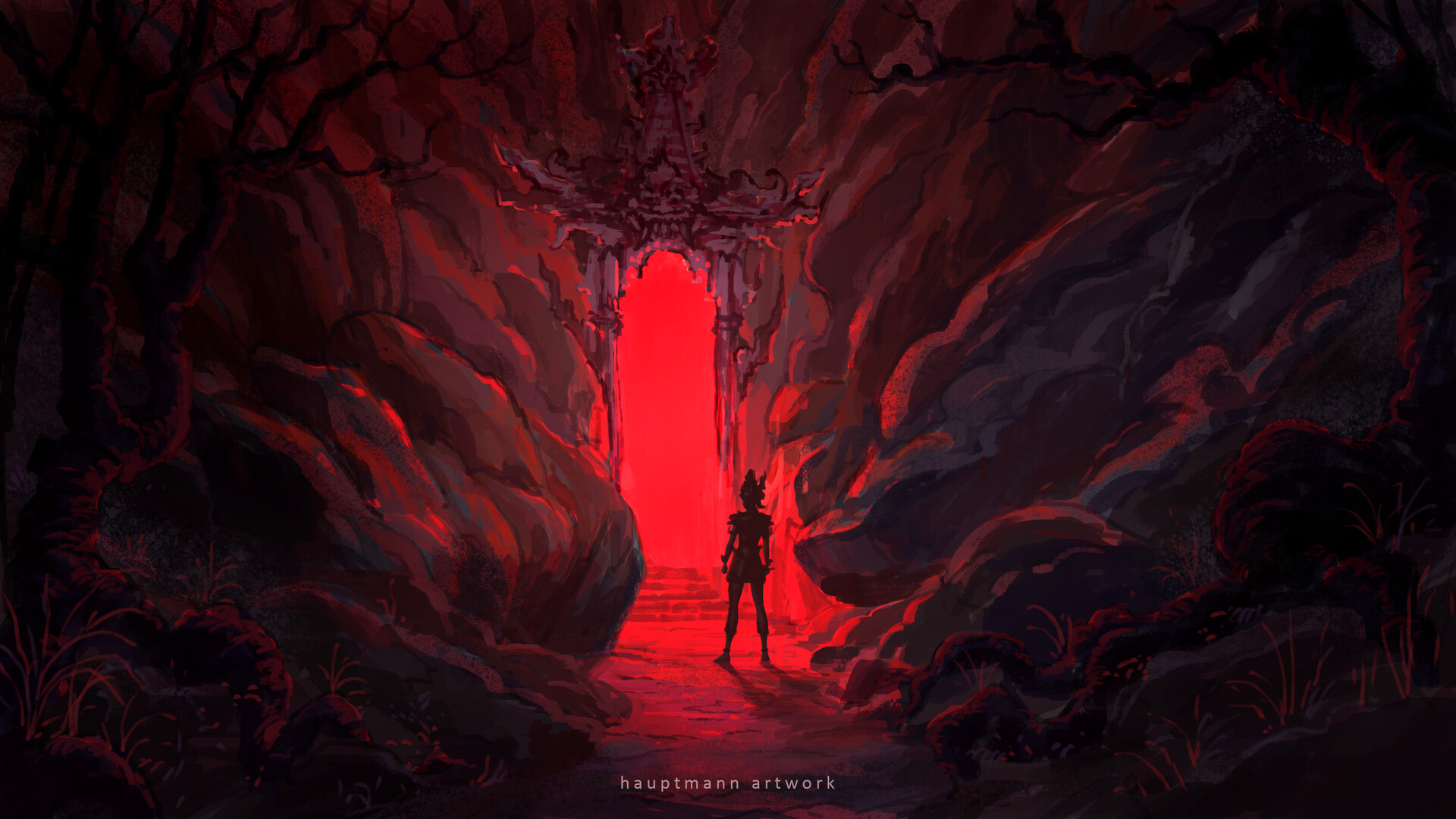 ArtStation - Enter the Cave of Demons