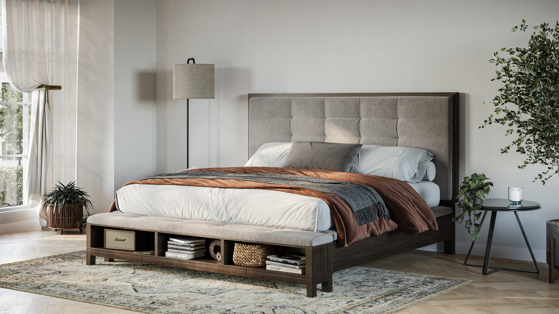 ArtStation - Photorealistic 3D Renders of a Multifunctional Bed