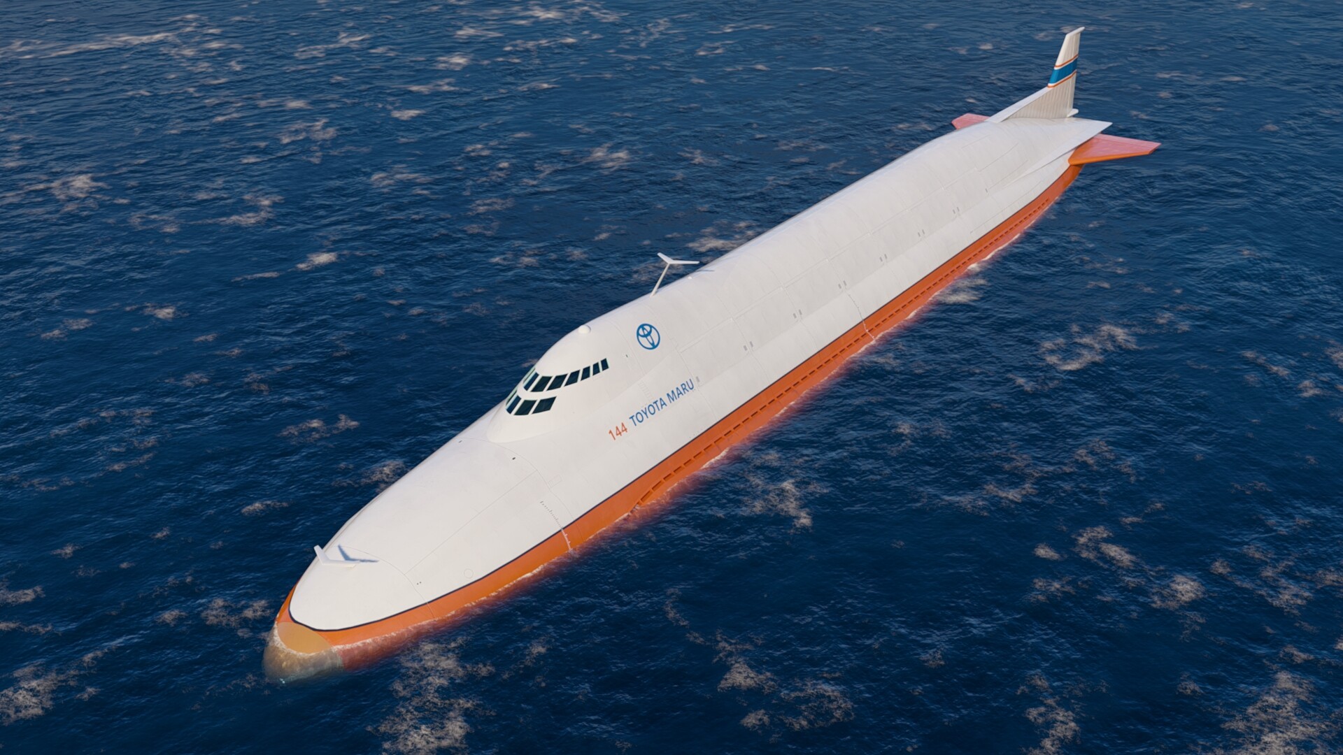 Tim Samedov - MHD Drive-Powered cargo Submarine 3D mode