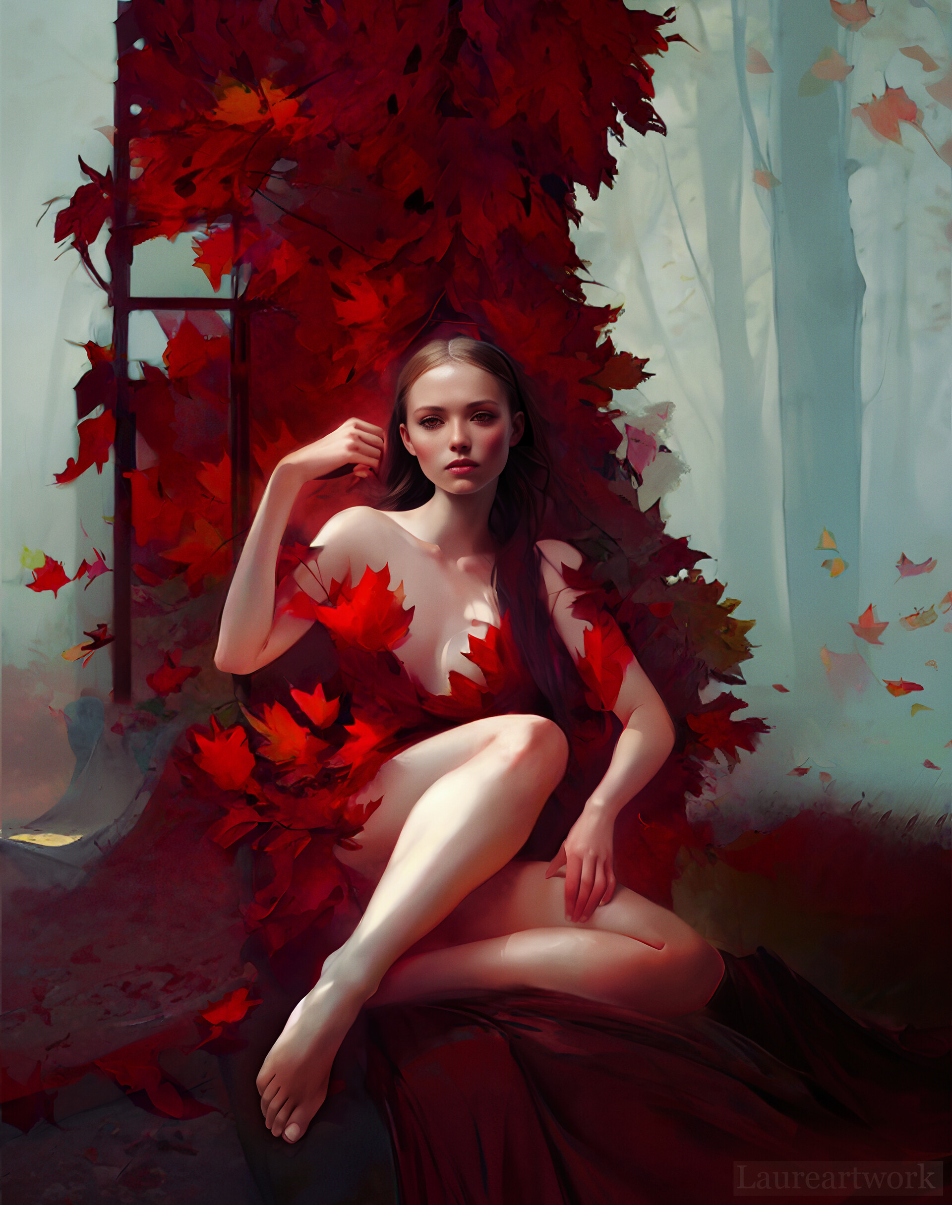 ArtStation - Autumn Girl