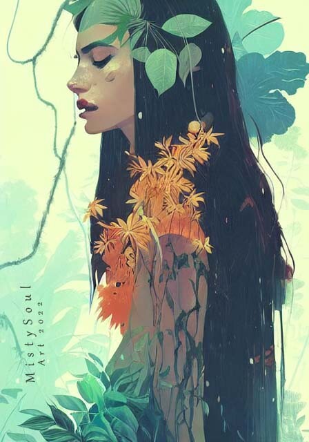 ArtStation - Jungle World. Jungle Woman.