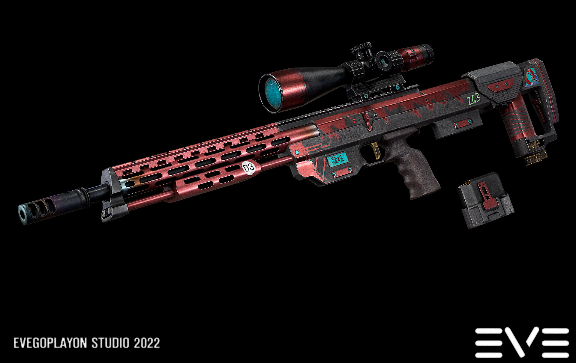 Dsr Sniper Rifle Line Drawing