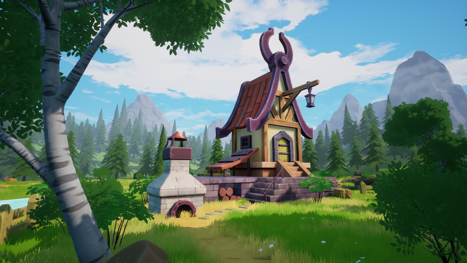 ArtStation - UE4 Stylized Farm Scene