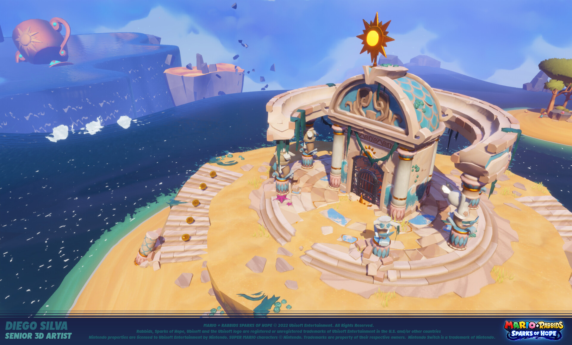 Diego Silva - Mario + Rabbids Sparks of Hope - Beacon Beach Planet