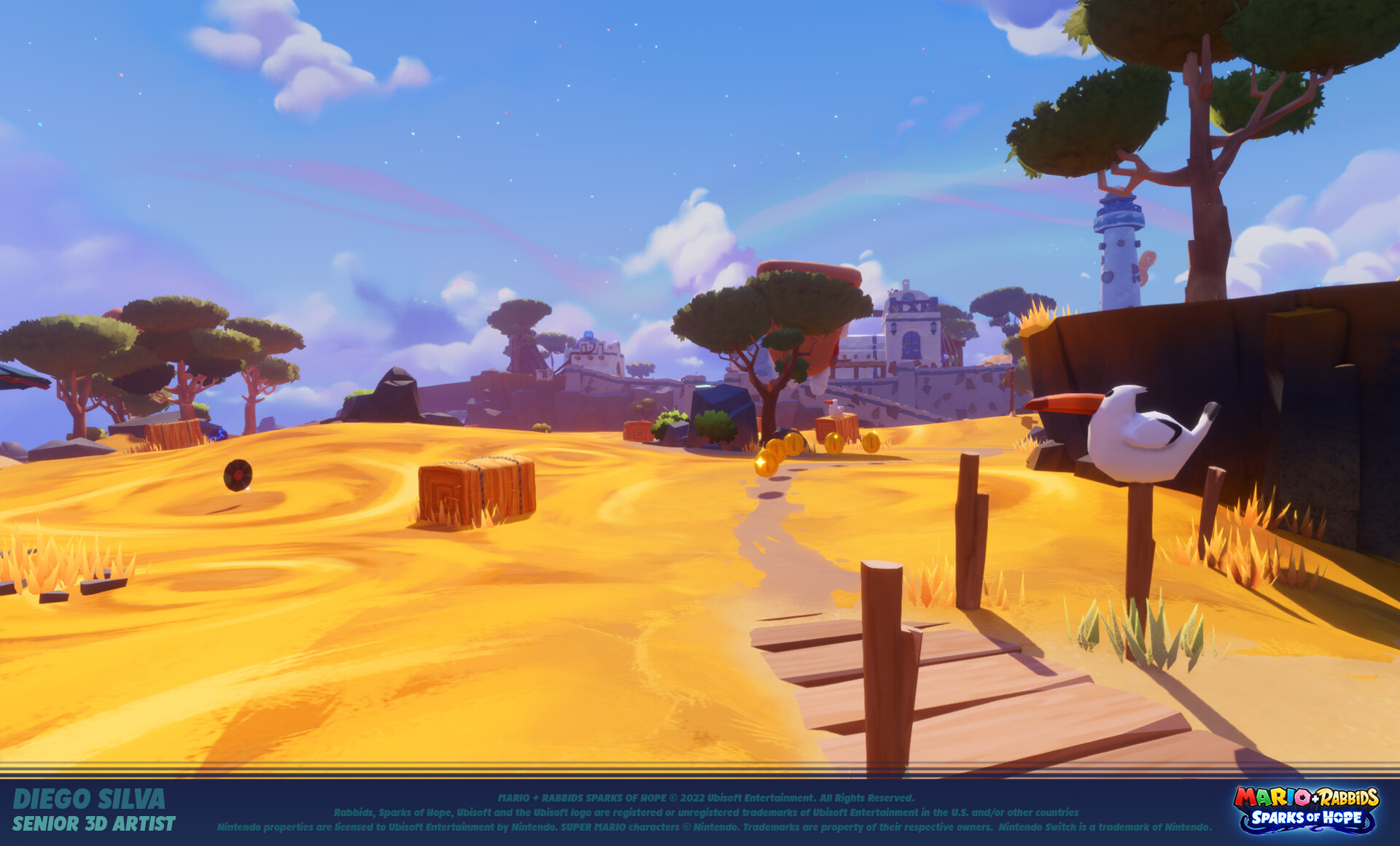 Diego Silva - Mario + Rabbids Sparks of Hope - Beacon Beach Planet