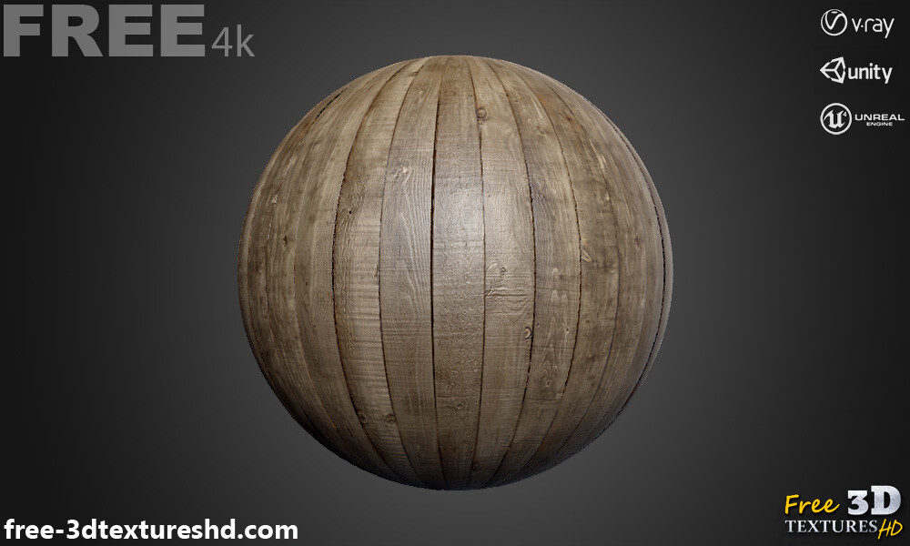 PBR Textures Free Download - Dark Brown Pine Wood Planks 3d Texture PBR High Res Free Download ...