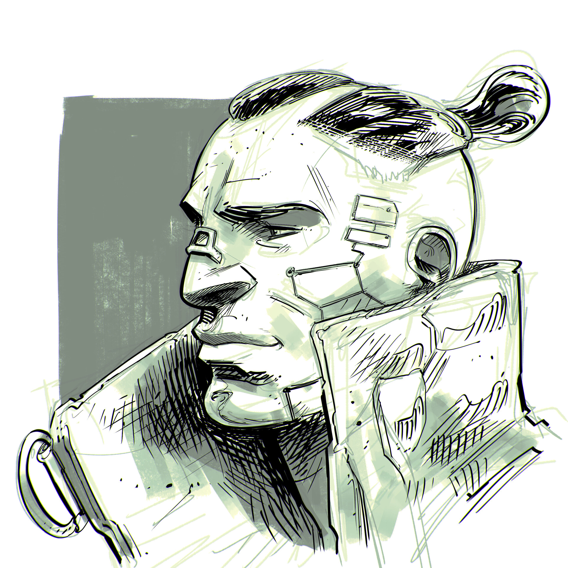 ArtStation - Jackie Welles from Cyberpunk 2077