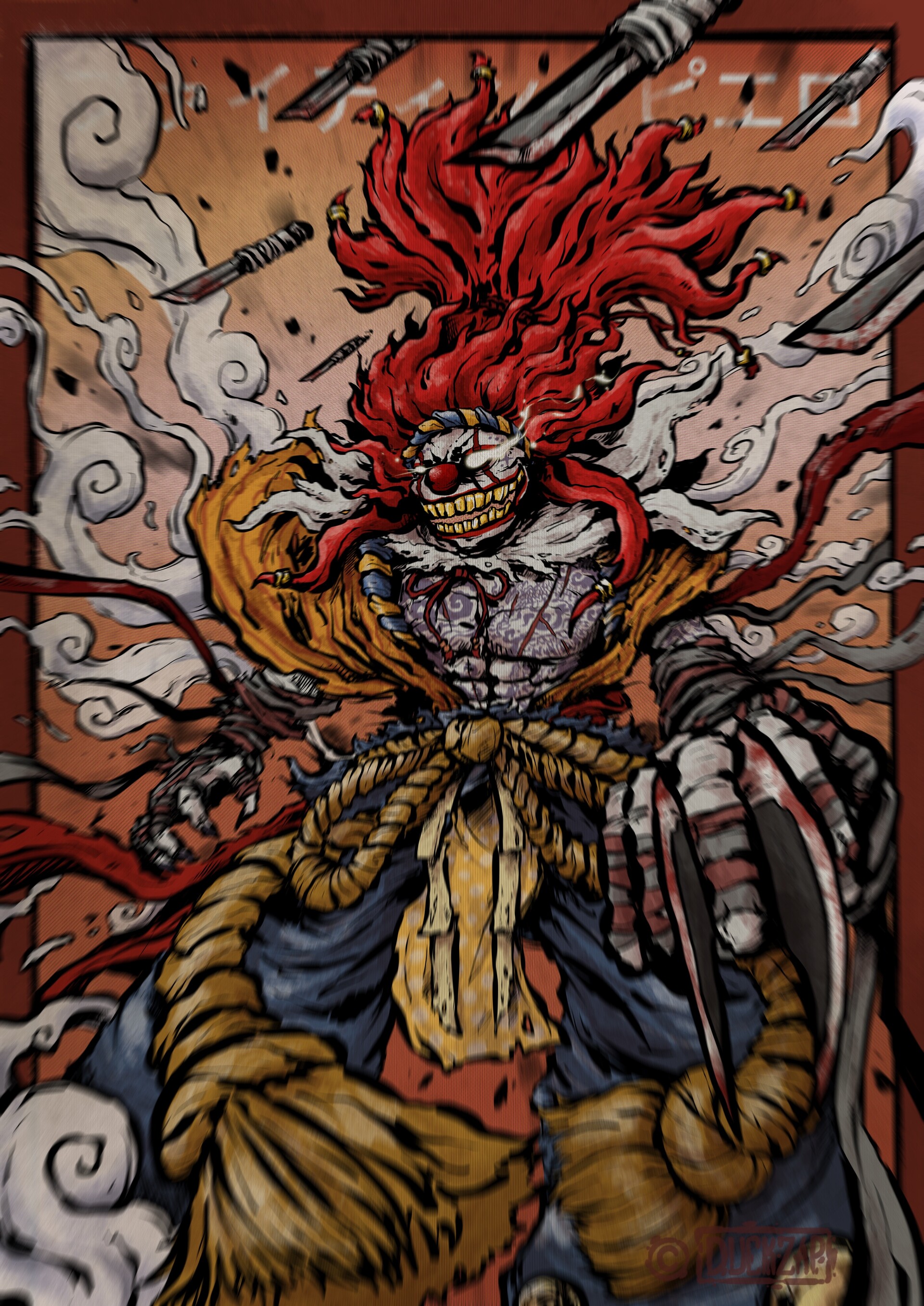 ArtStation - Fighting Clown comes to the area!