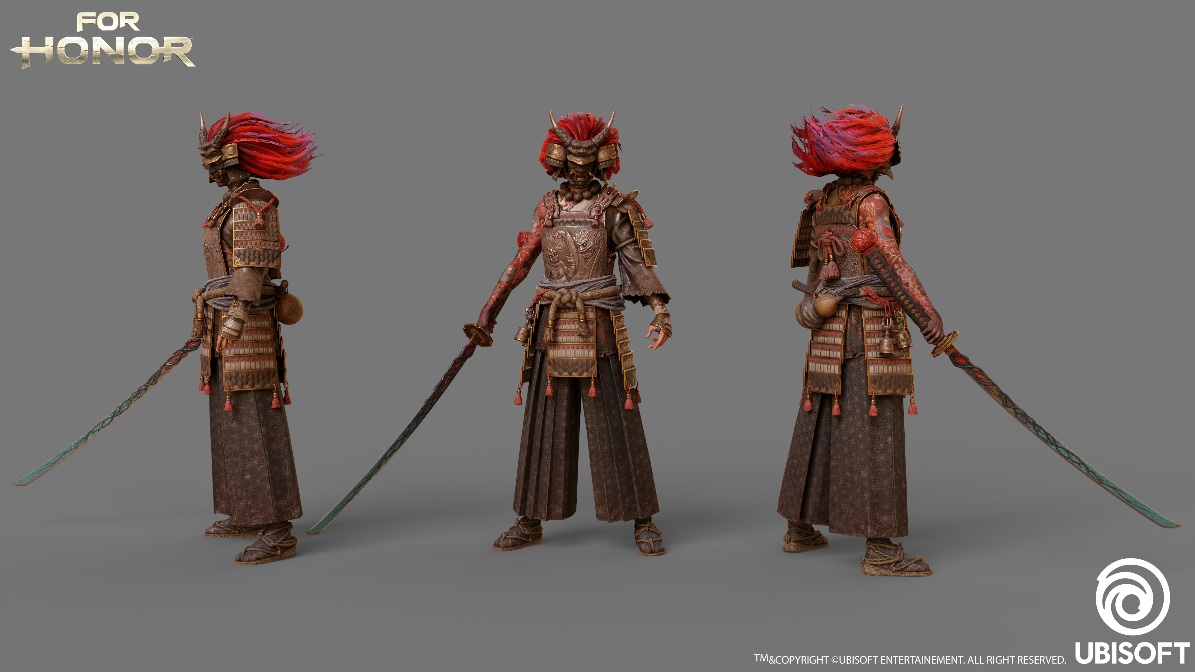 QiYu Dai (Aiden) - For Honor- Samurai Hero Skin-Meiko