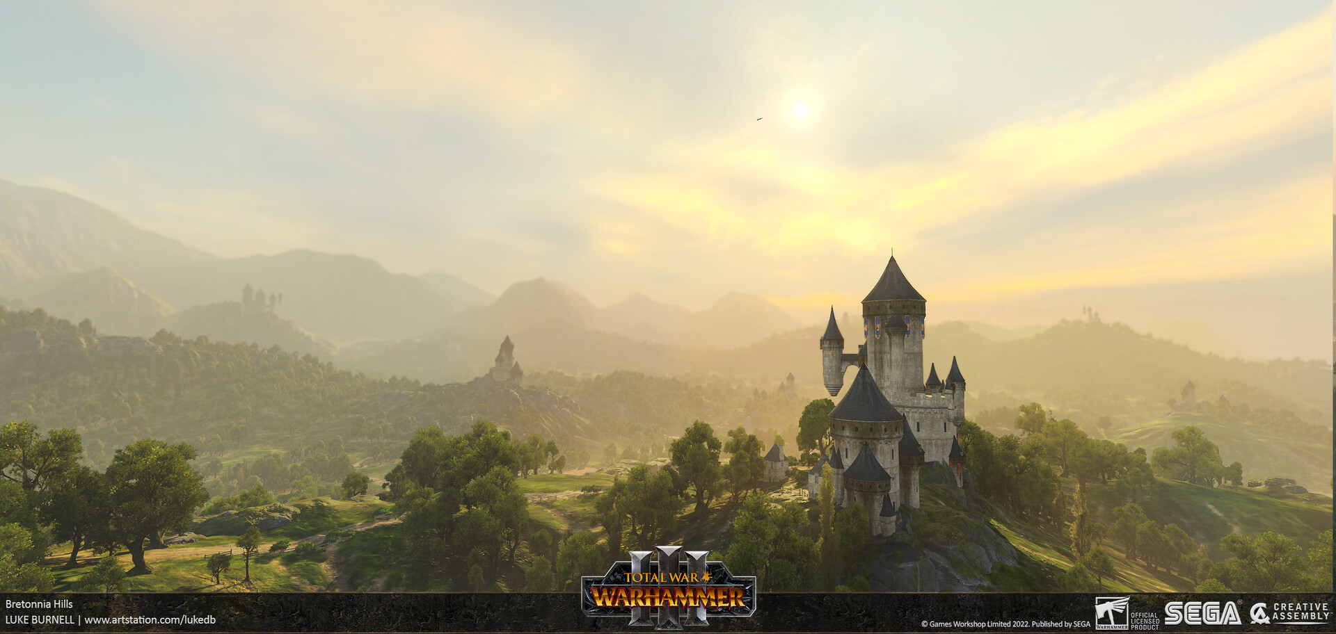 Luke Burnell - Total War: Warhammer 3 - Bretonnia Hills Battle Maps