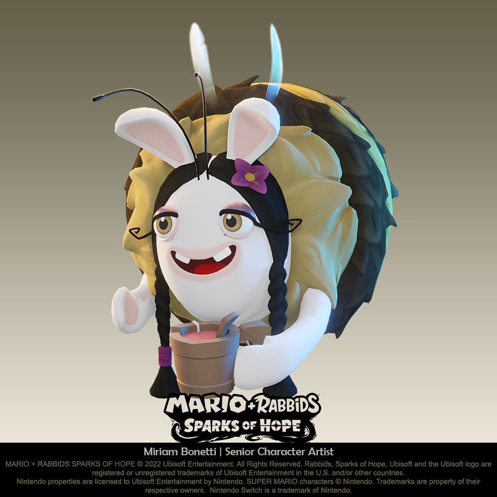 Miriam Bonetti - Mario + Rabbids Sparks of Hope - Character Art