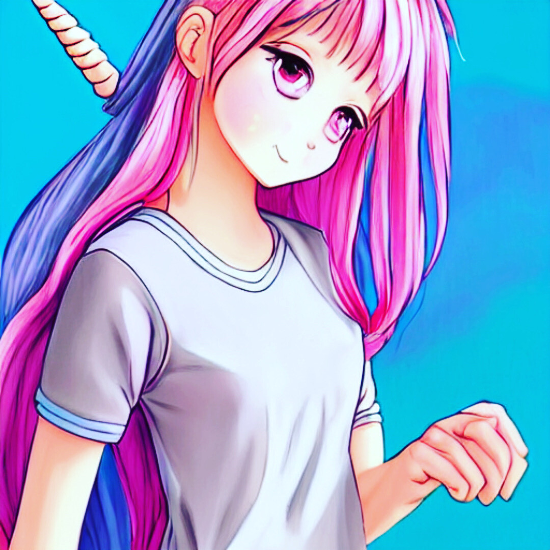 ArtStation - Unicorn girl 11