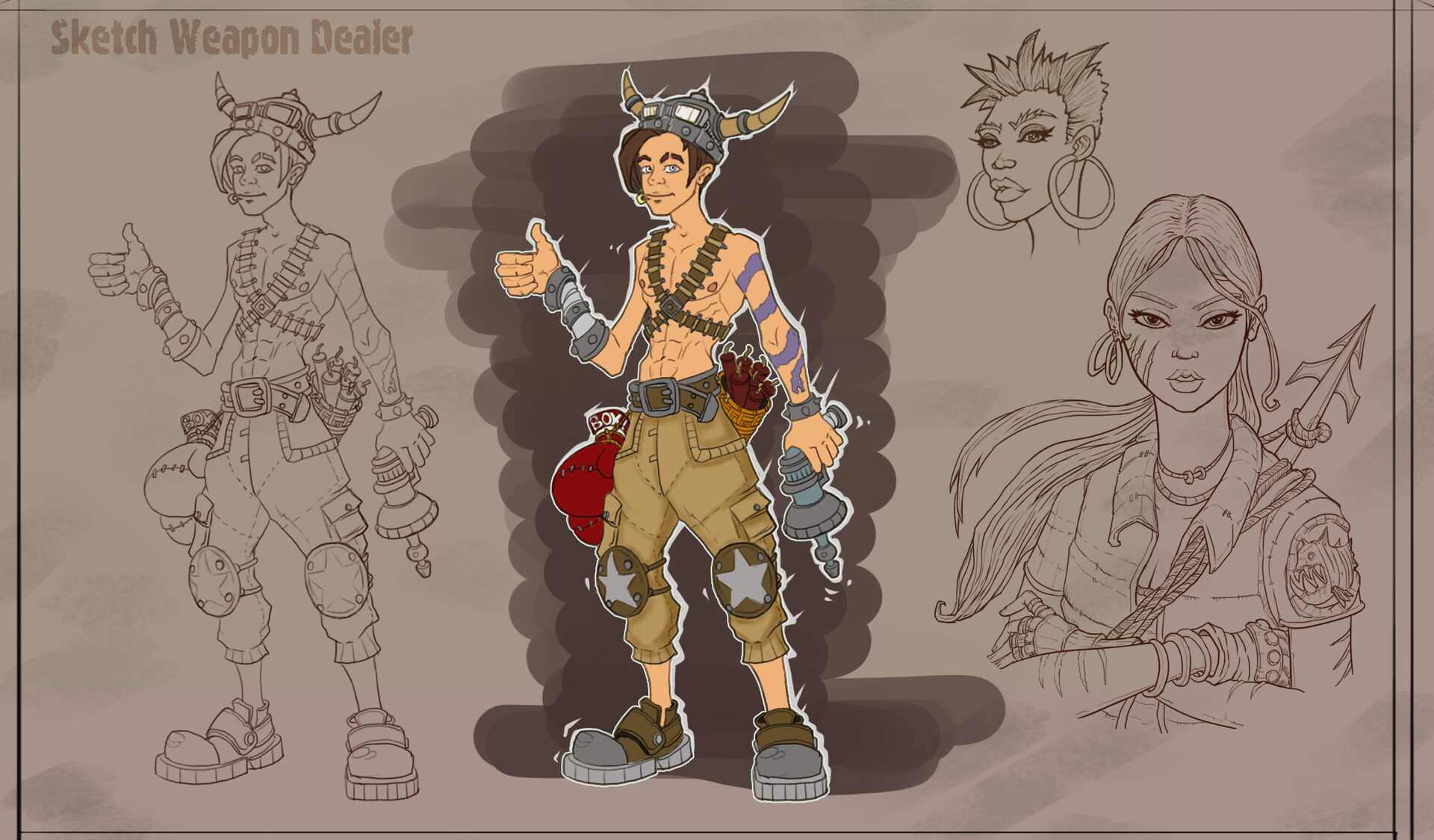 ArtStation - Sketch Weapon Dealer