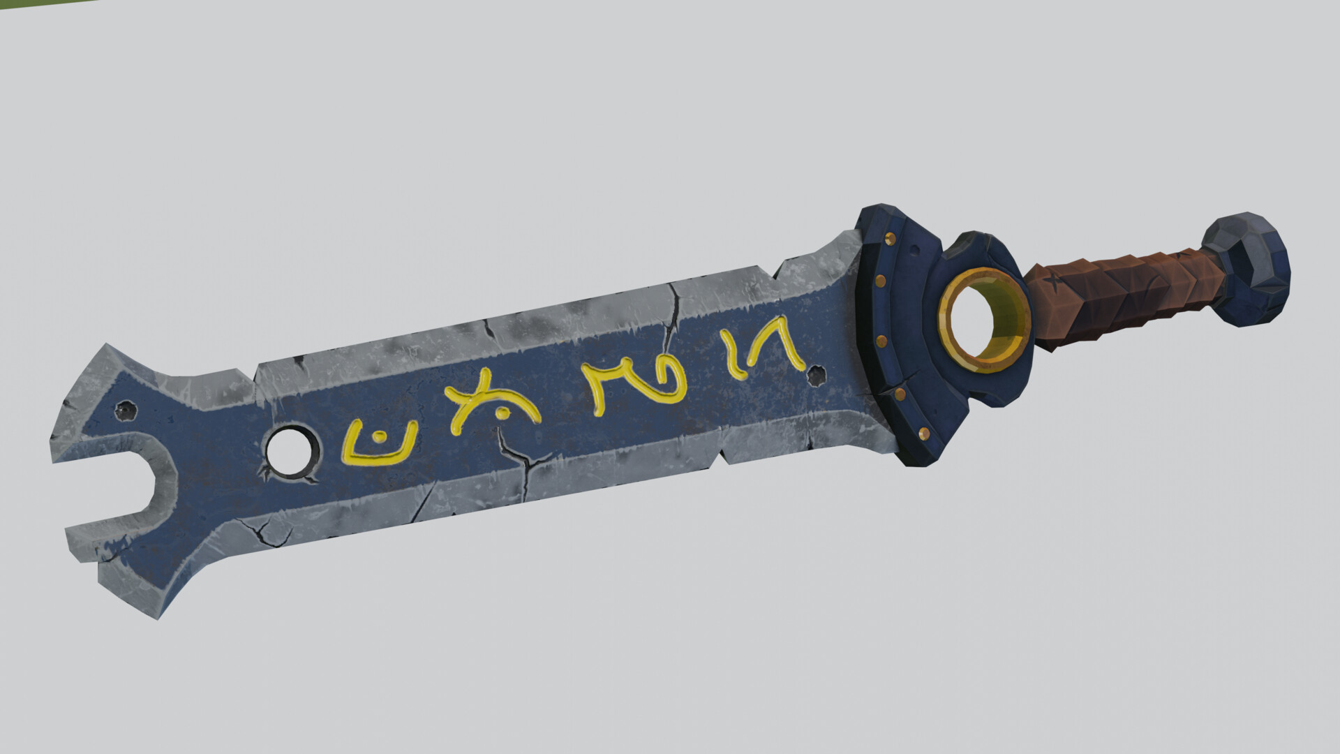 ArtStation - Sword with runes
