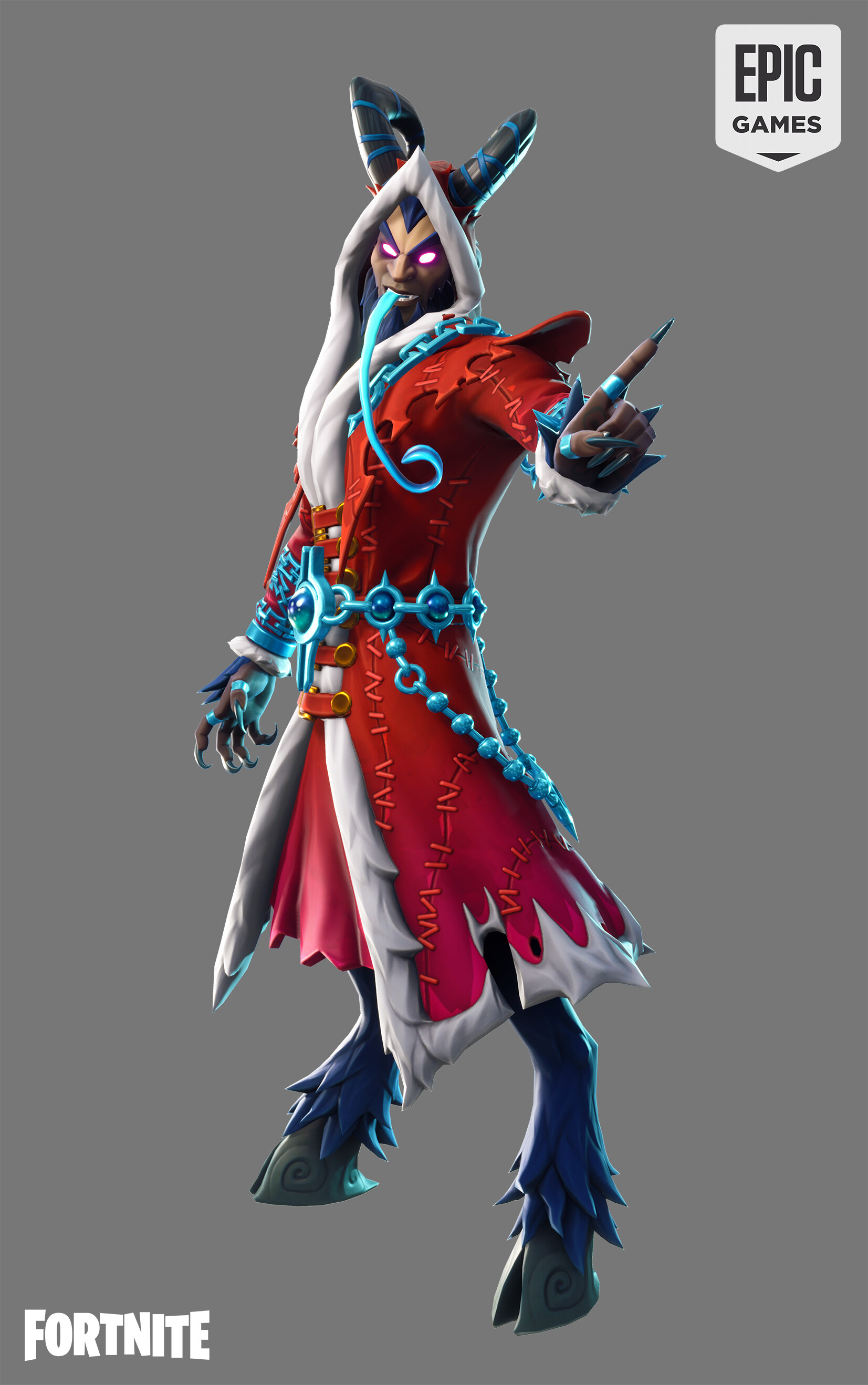 how to draw krampus fortnite